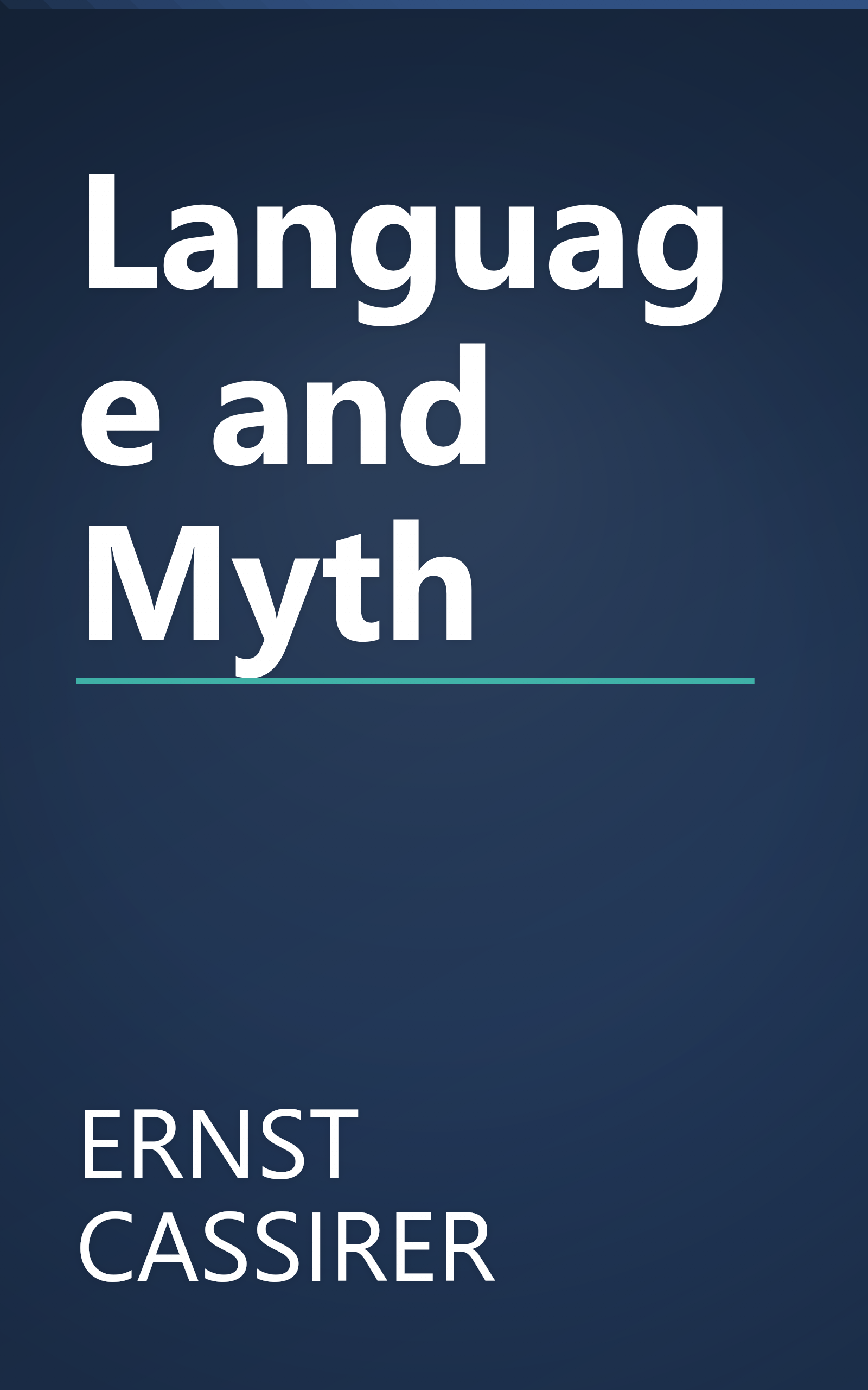 Language and Myth book cover