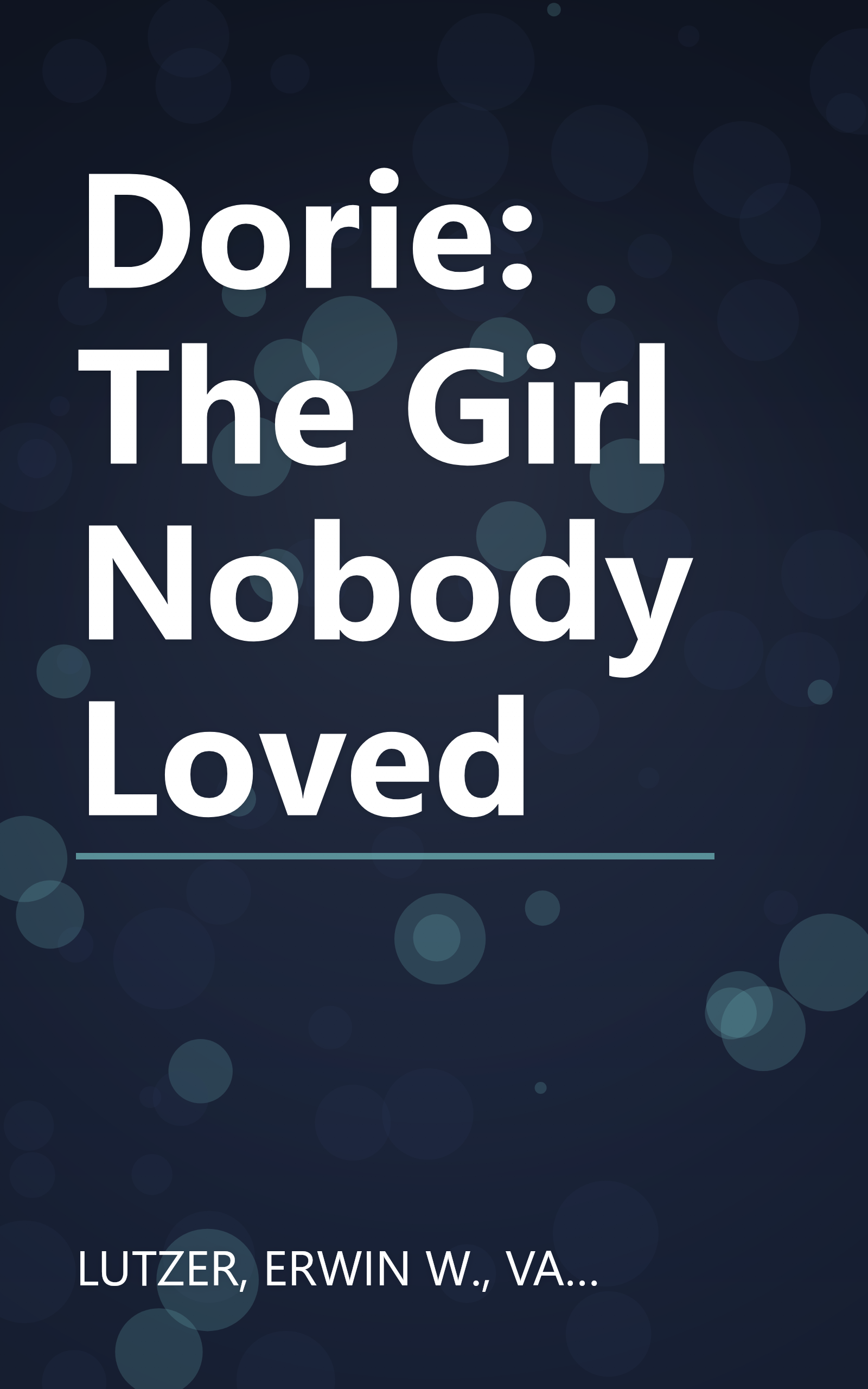 Dorie: The Girl Nobody Loved book cover