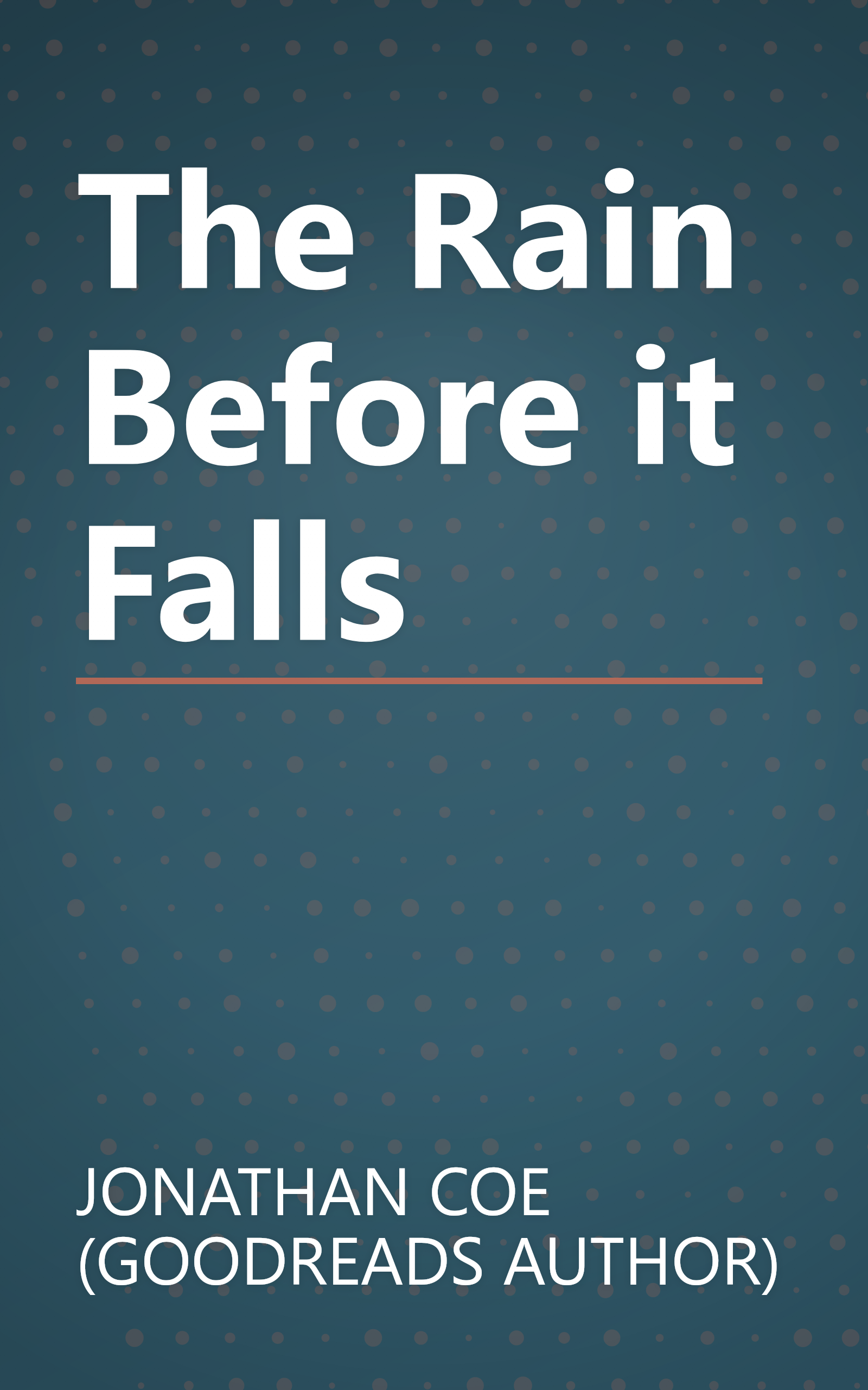The Rain Before it Falls book cover