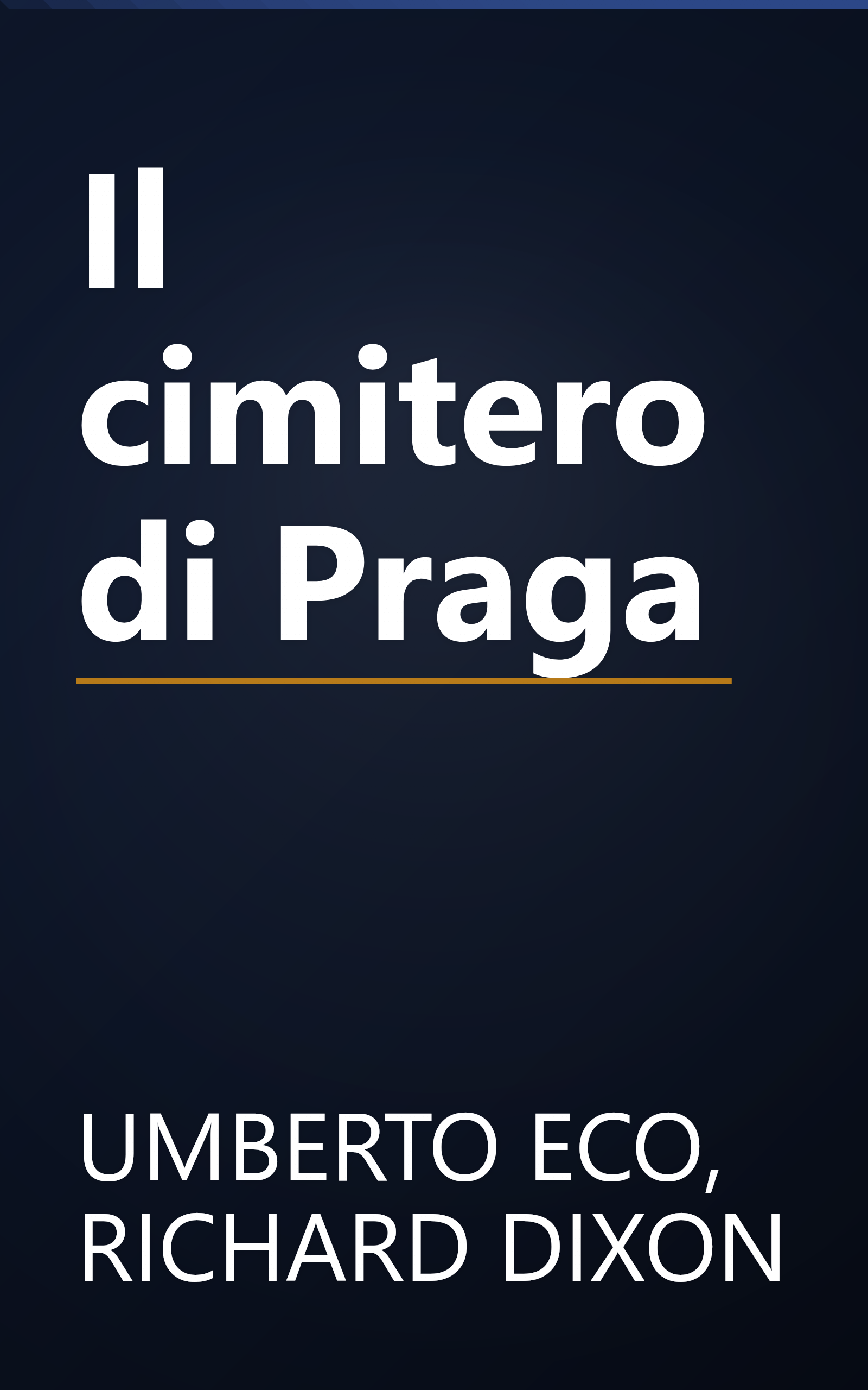 Il cimitero di Praga book cover