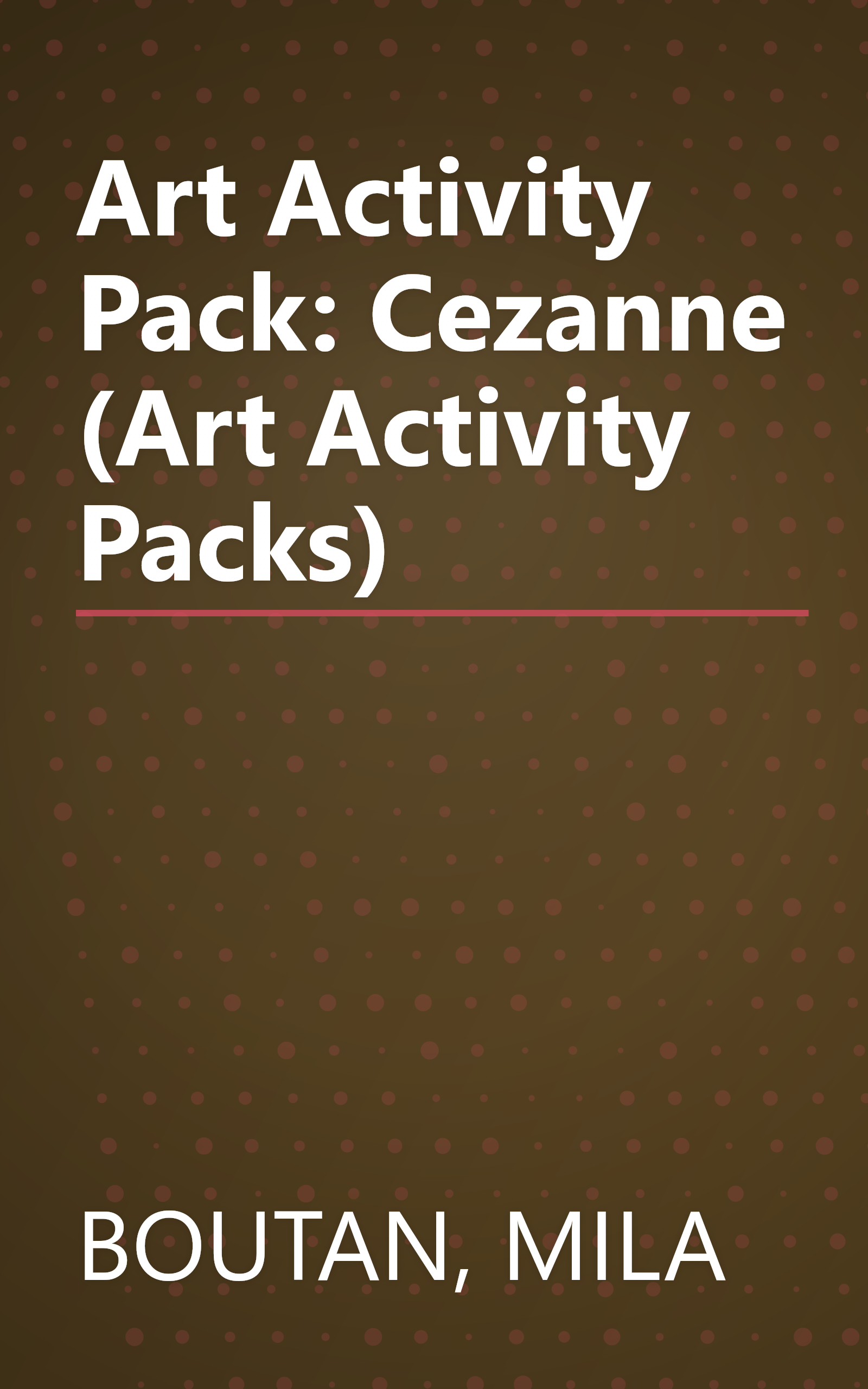 Art Activity Pack: Cezanne (Art Activity Packs) book cover