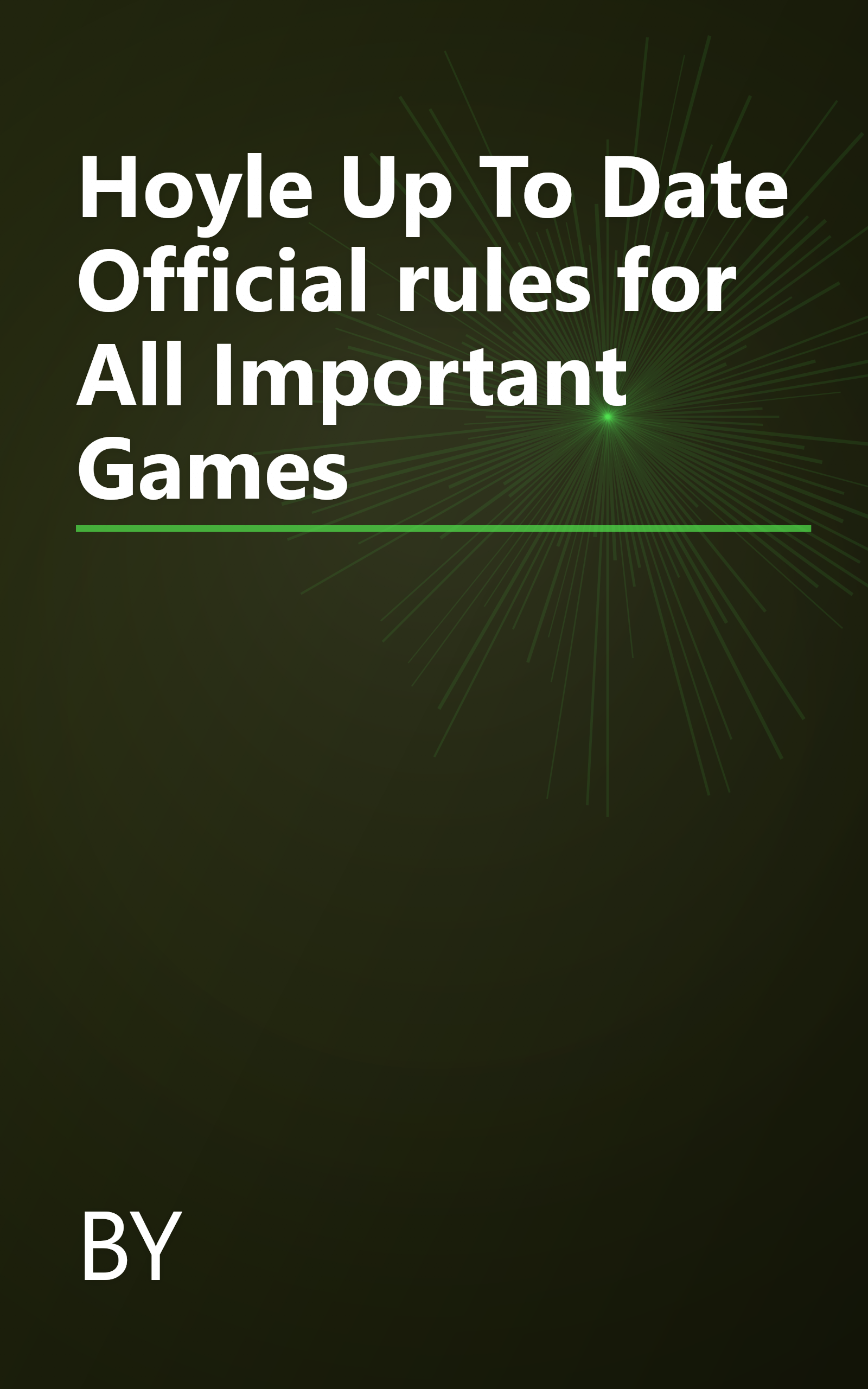 Hoyle Up To Date Official rules for All Important Games book cover