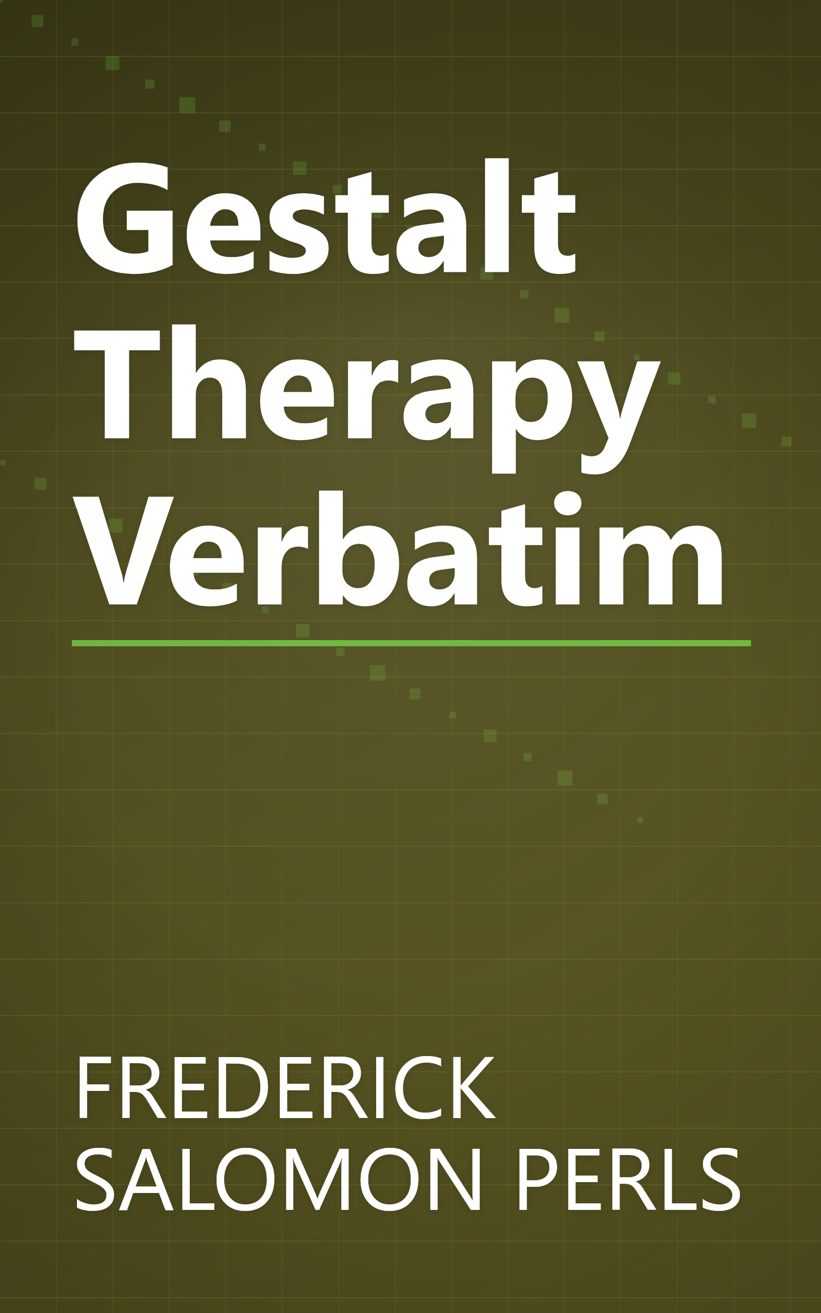 Gestalt Therapy Verbatim book cover