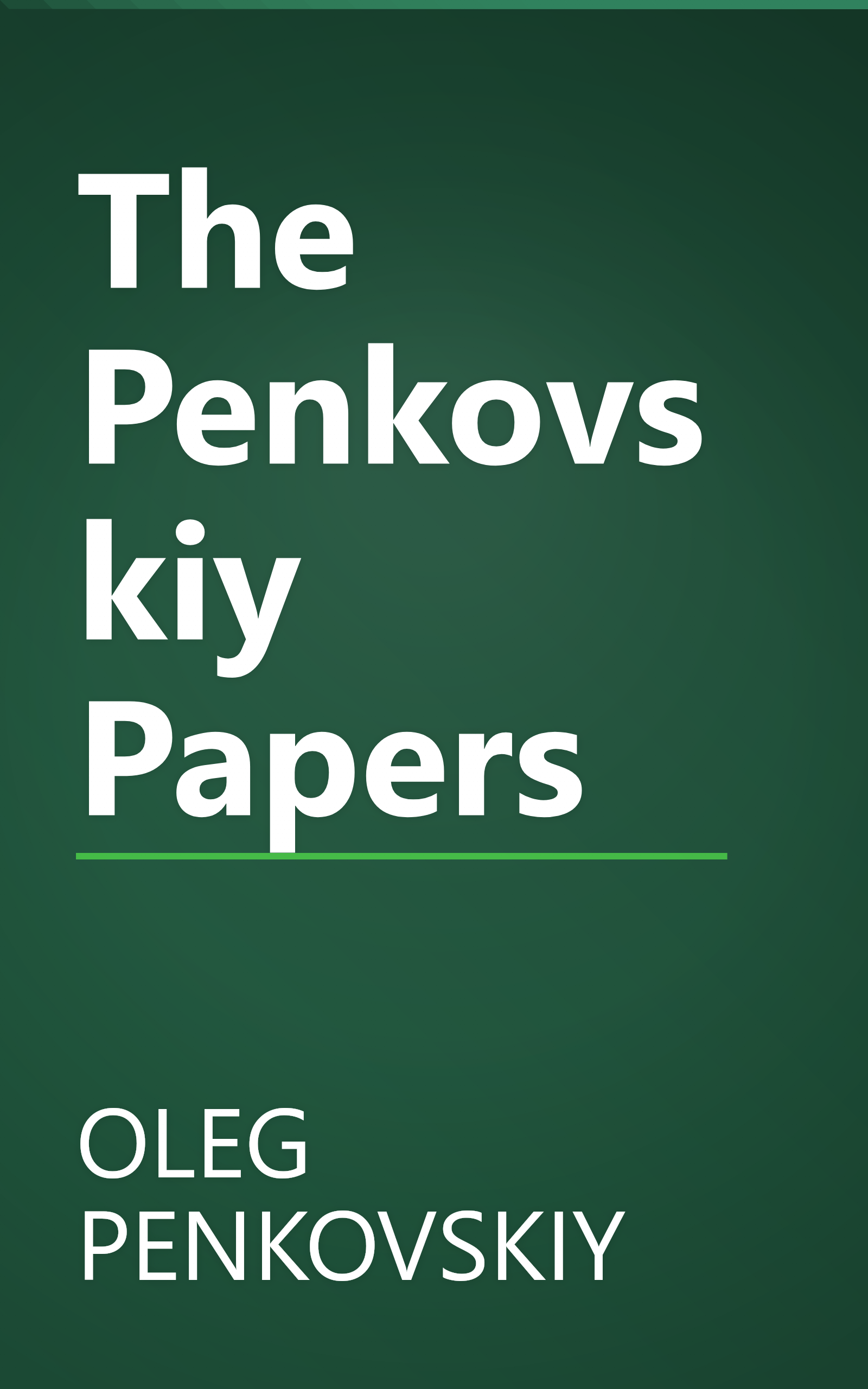 The Penkovskiy Papers book cover