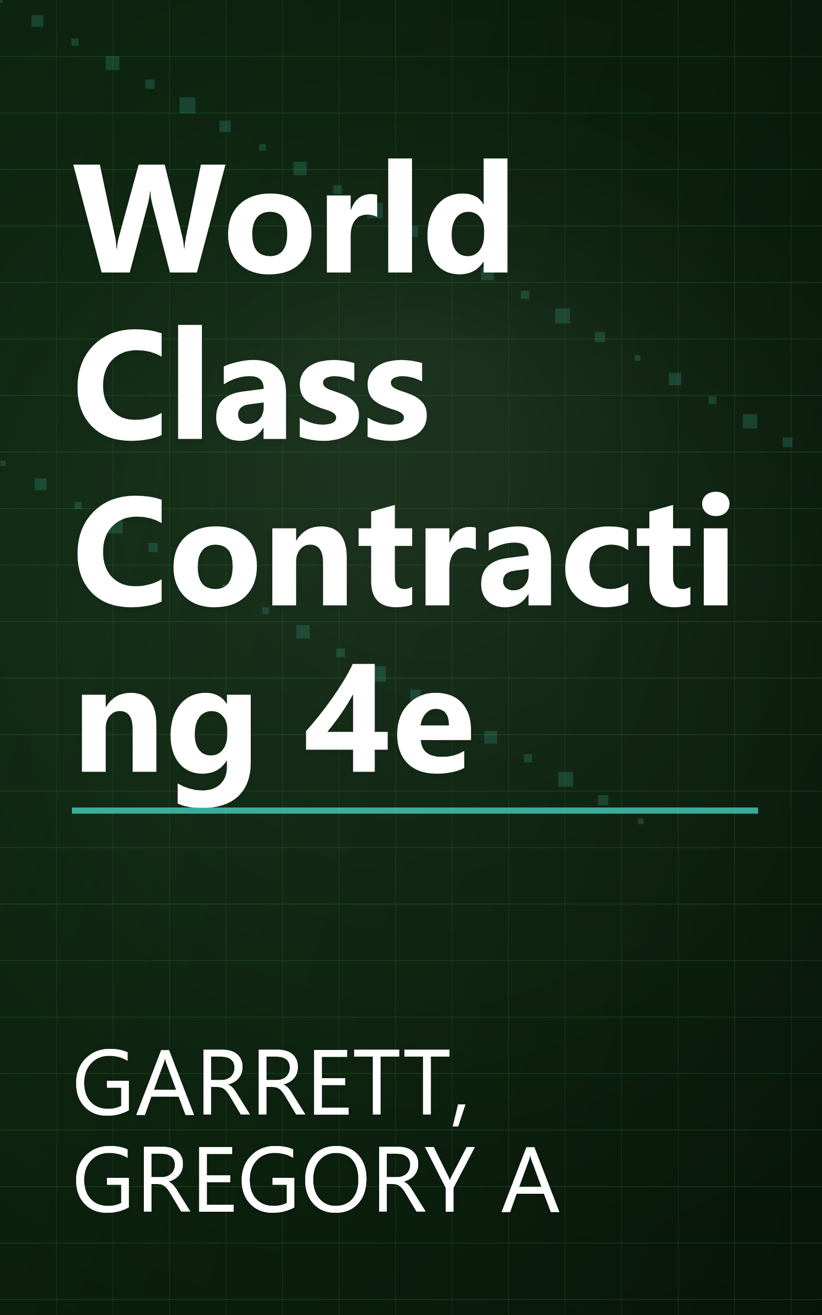 World Class Contracting 4e book cover