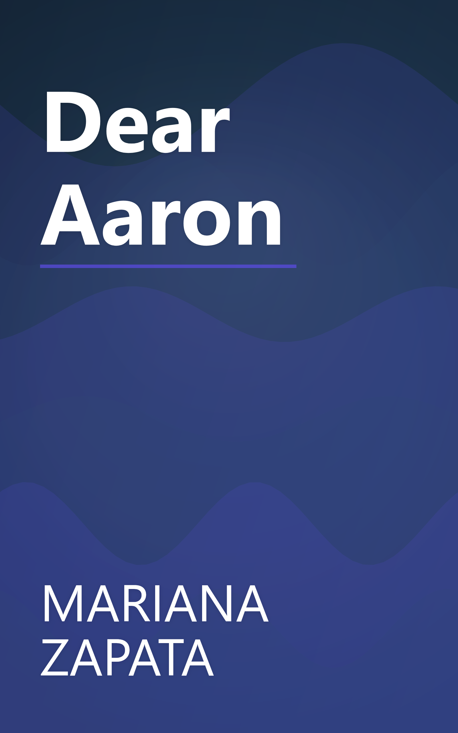 Dear Aaron book cover