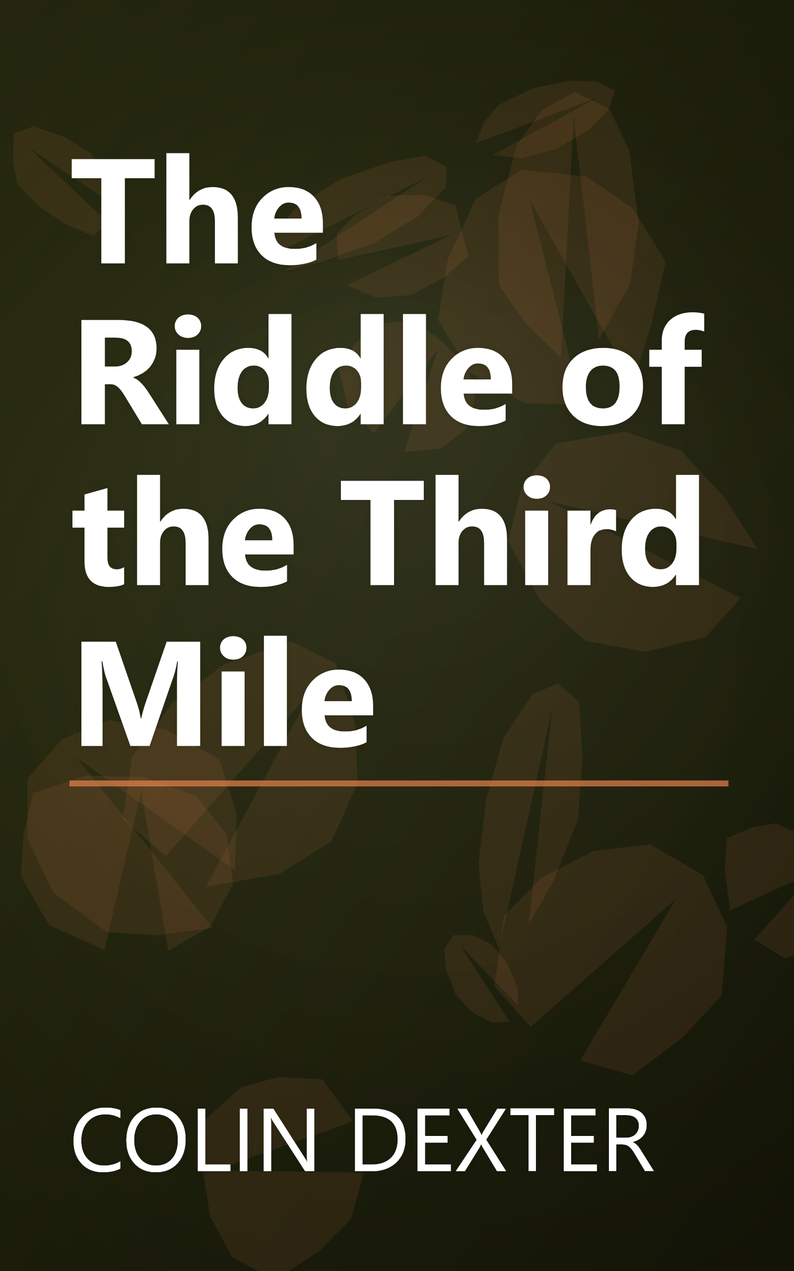 The Riddle of the Third Mile book cover