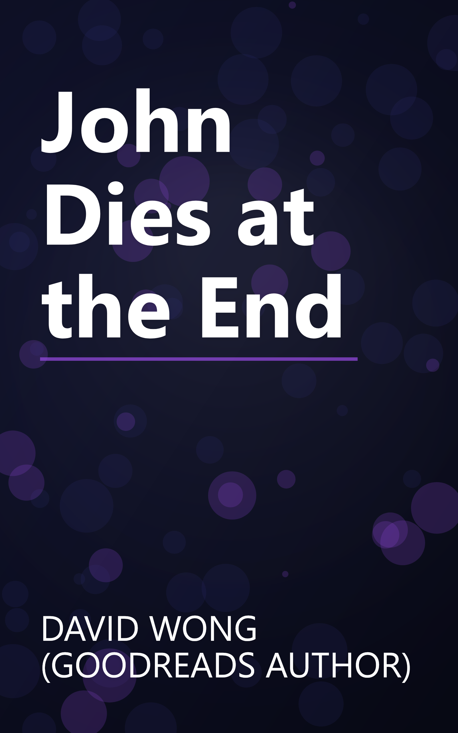John Dies at the End book cover