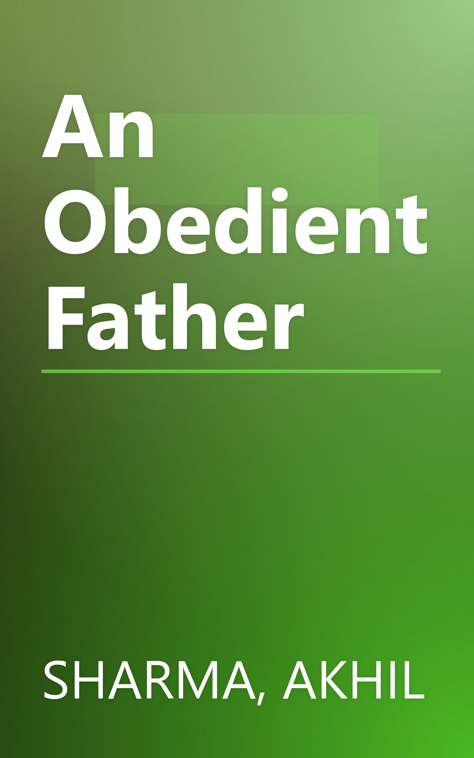 An Obedient Father book cover