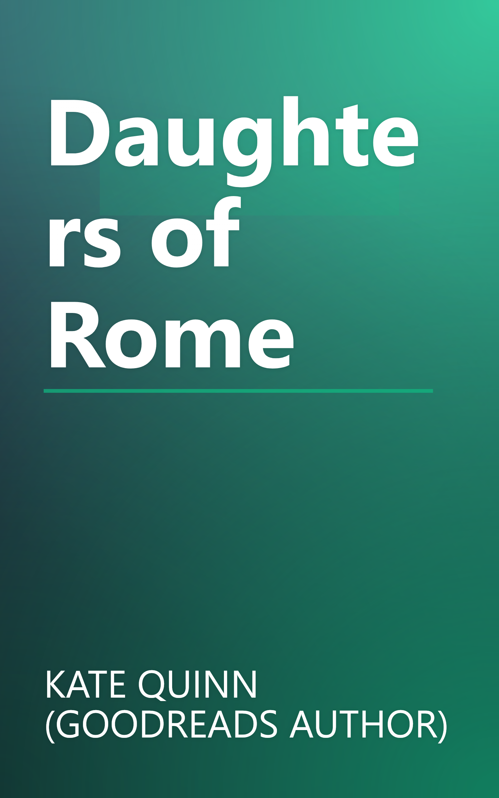 Daughters of Rome book cover