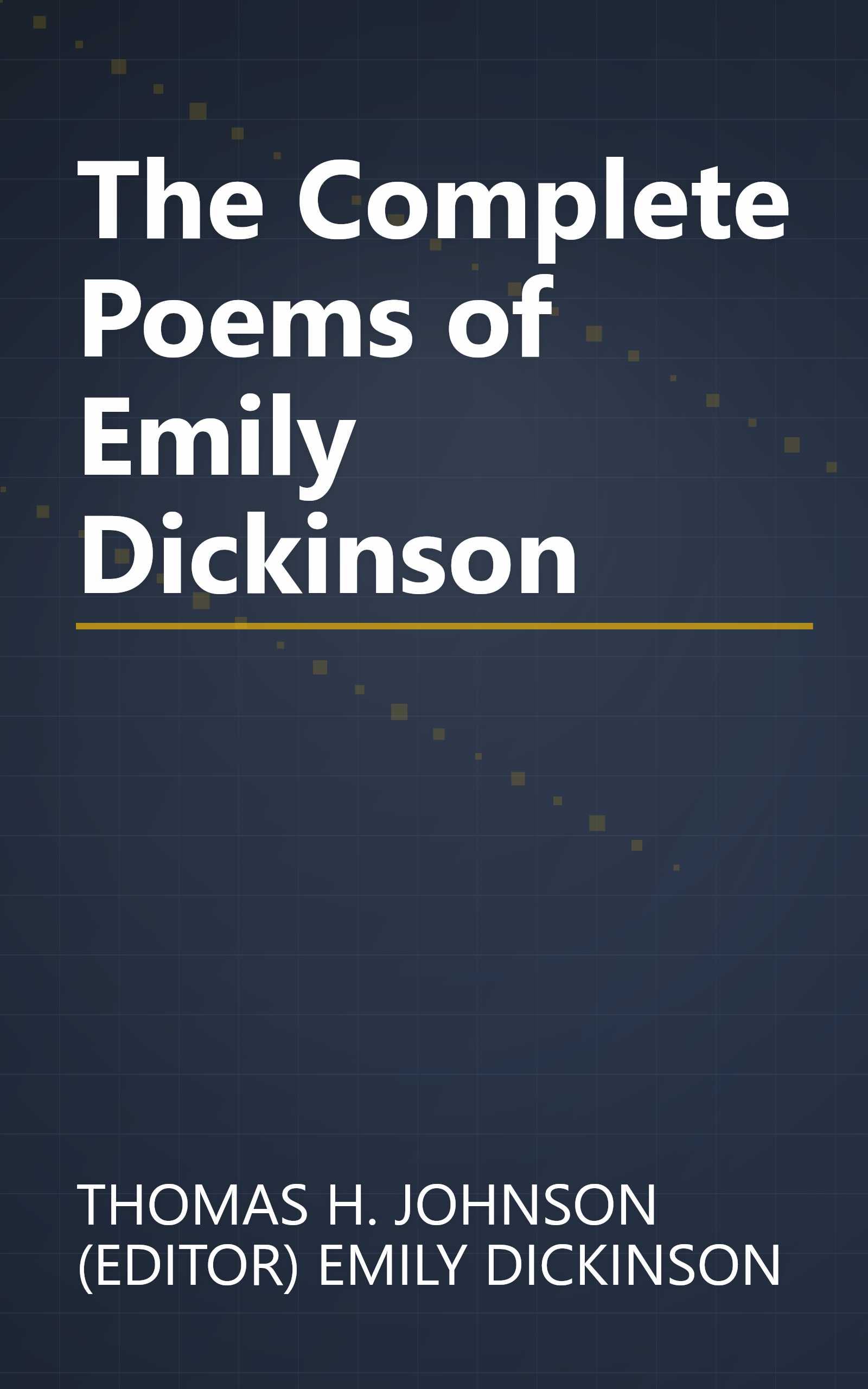 The Complete Poems of Emily Dickinson book cover