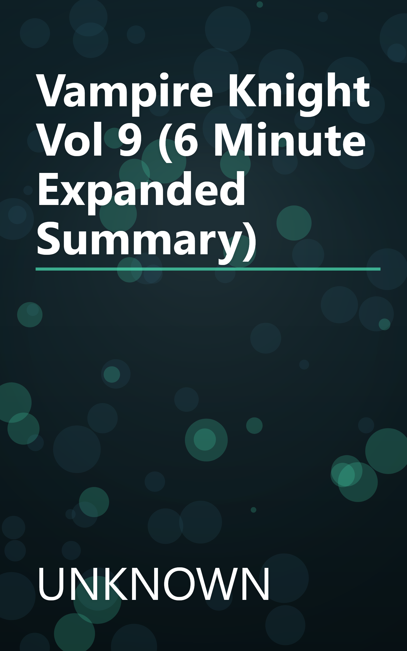 Vampire Knight  Vol  9 (6 Minute   Expanded Summary) book cover