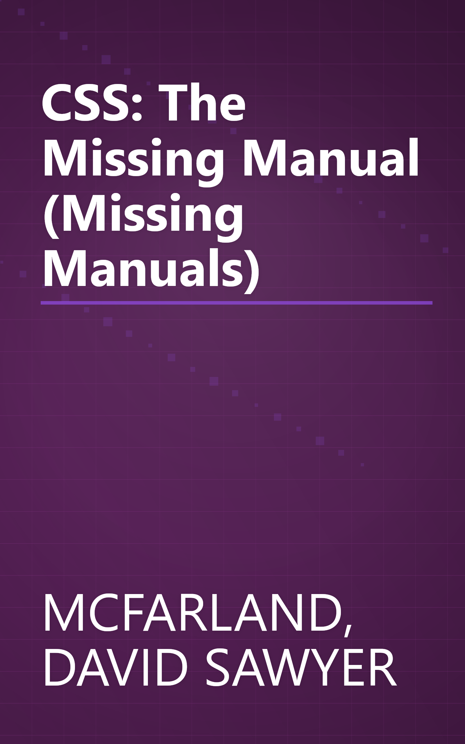 CSS: The Missing Manual (Missing Manuals) book cover