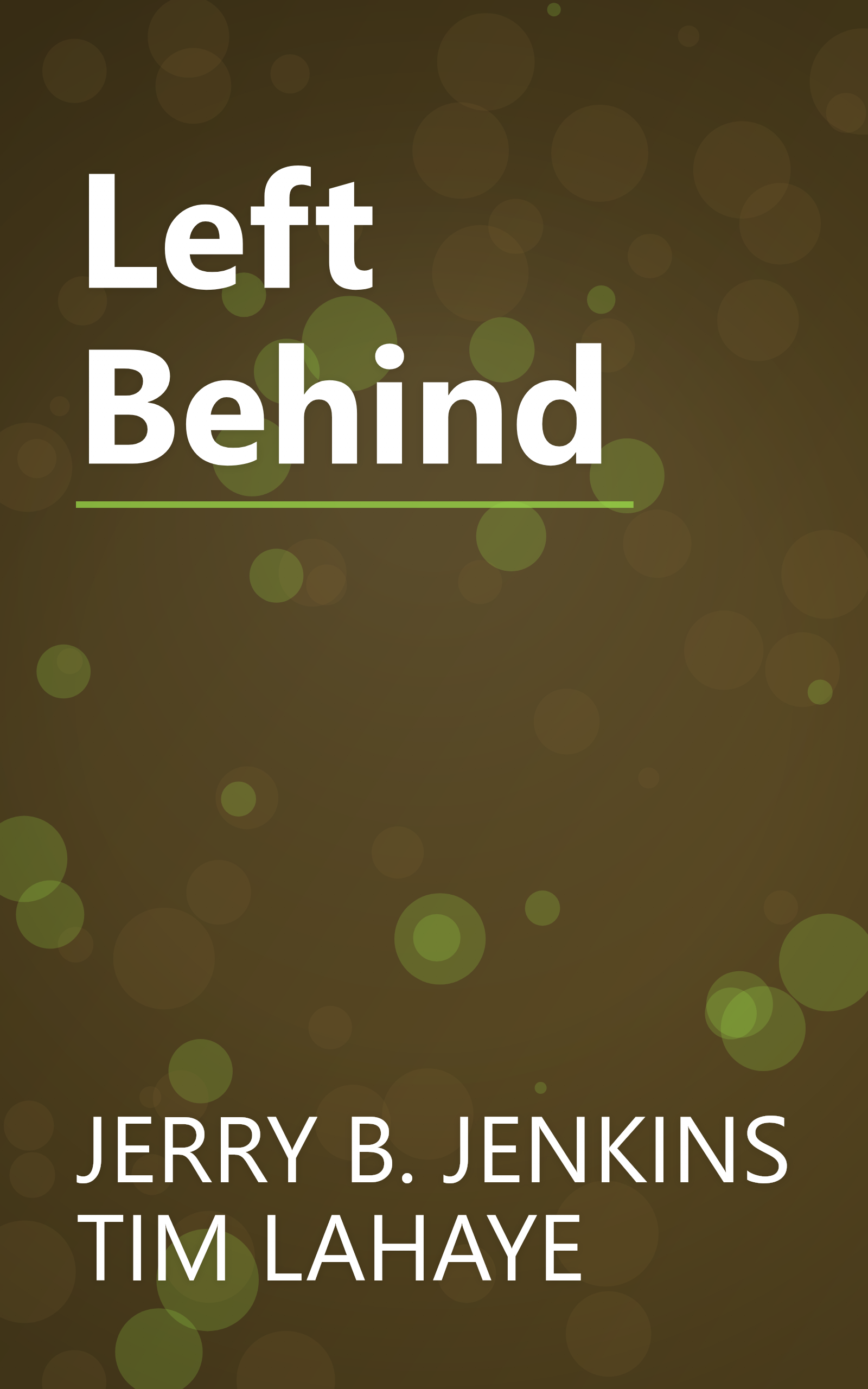Left Behind book cover