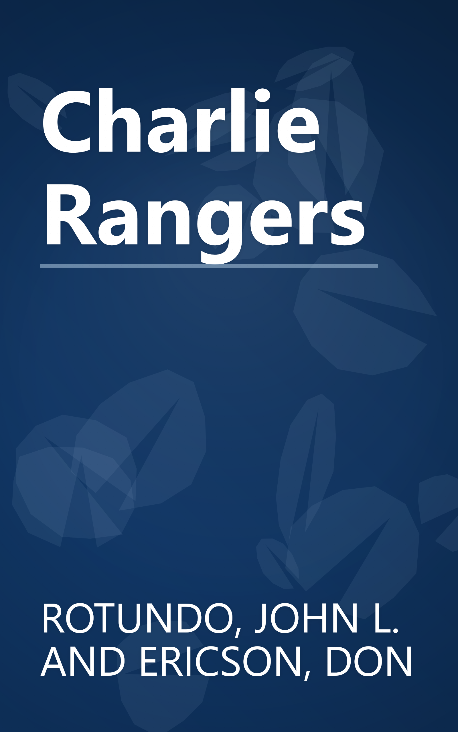 Charlie Rangers book cover