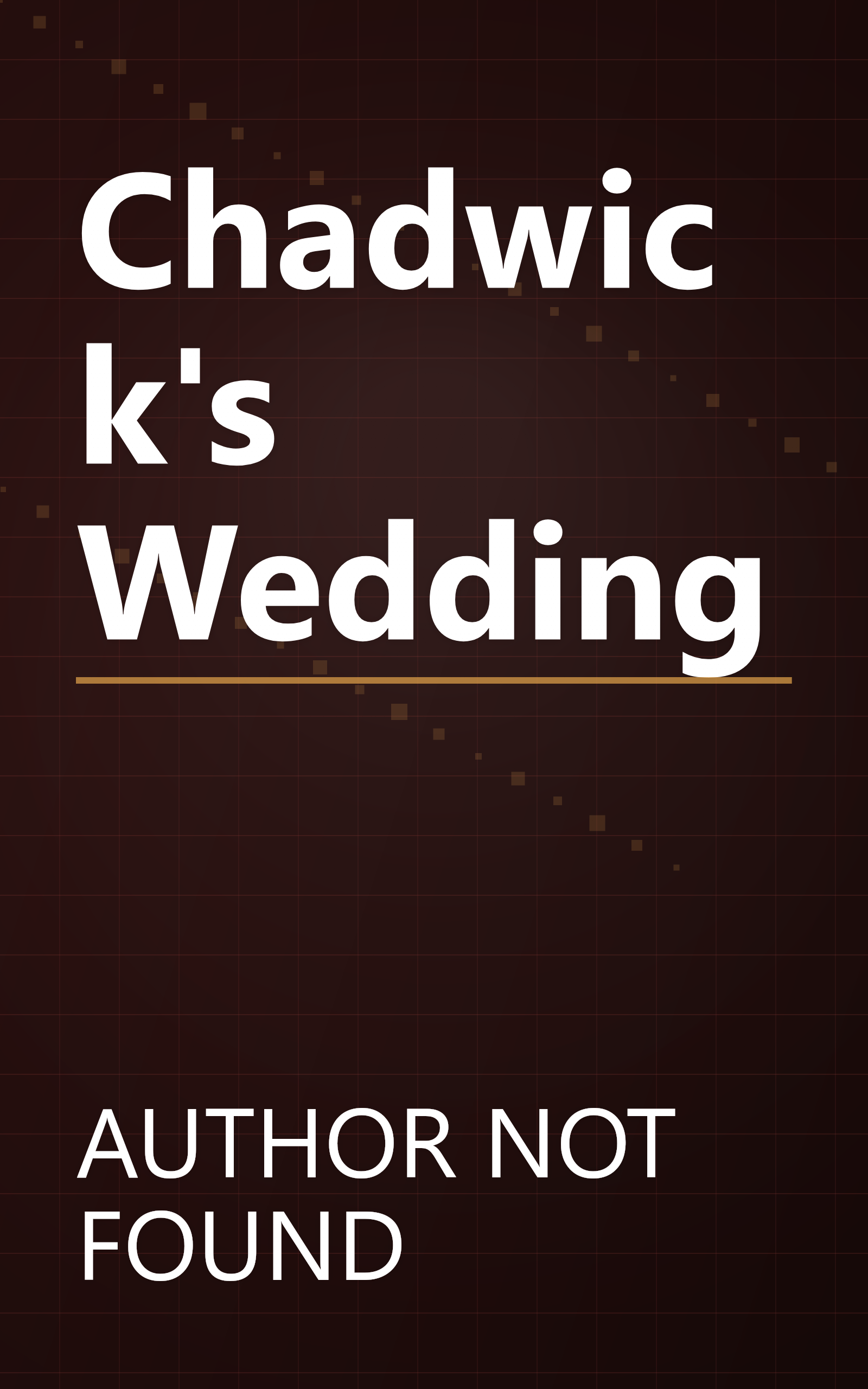 Chadwick's Wedding book cover