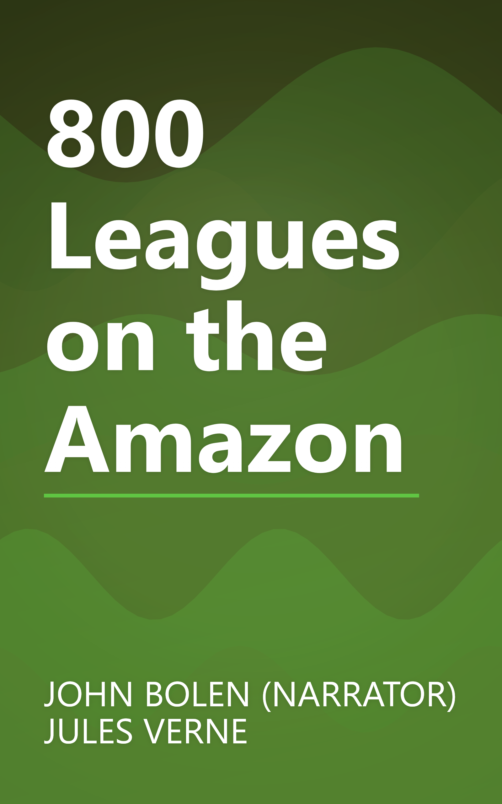 800 Leagues on the Amazon book cover