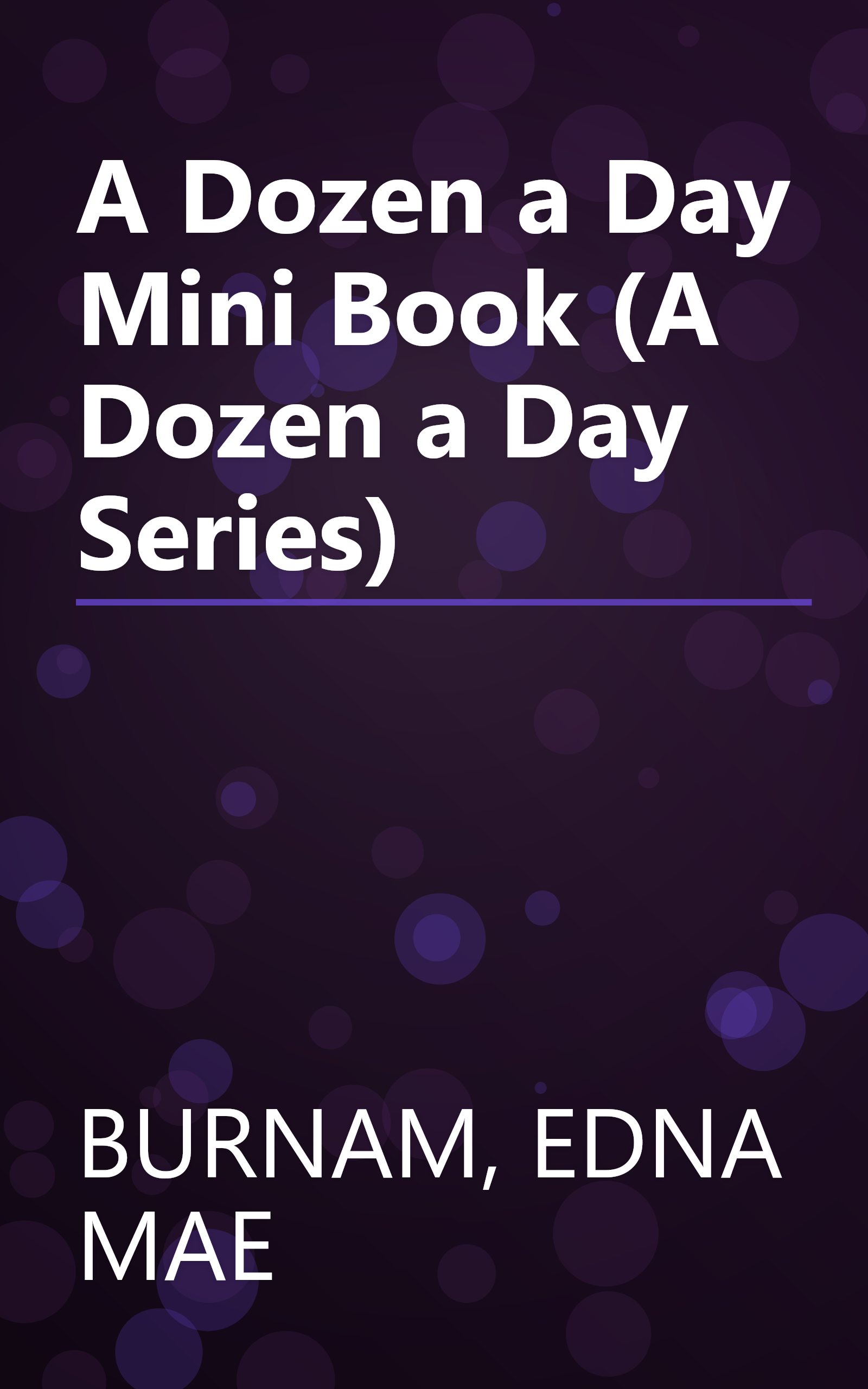 A Dozen a Day Mini Book (A Dozen a Day Series) book cover
