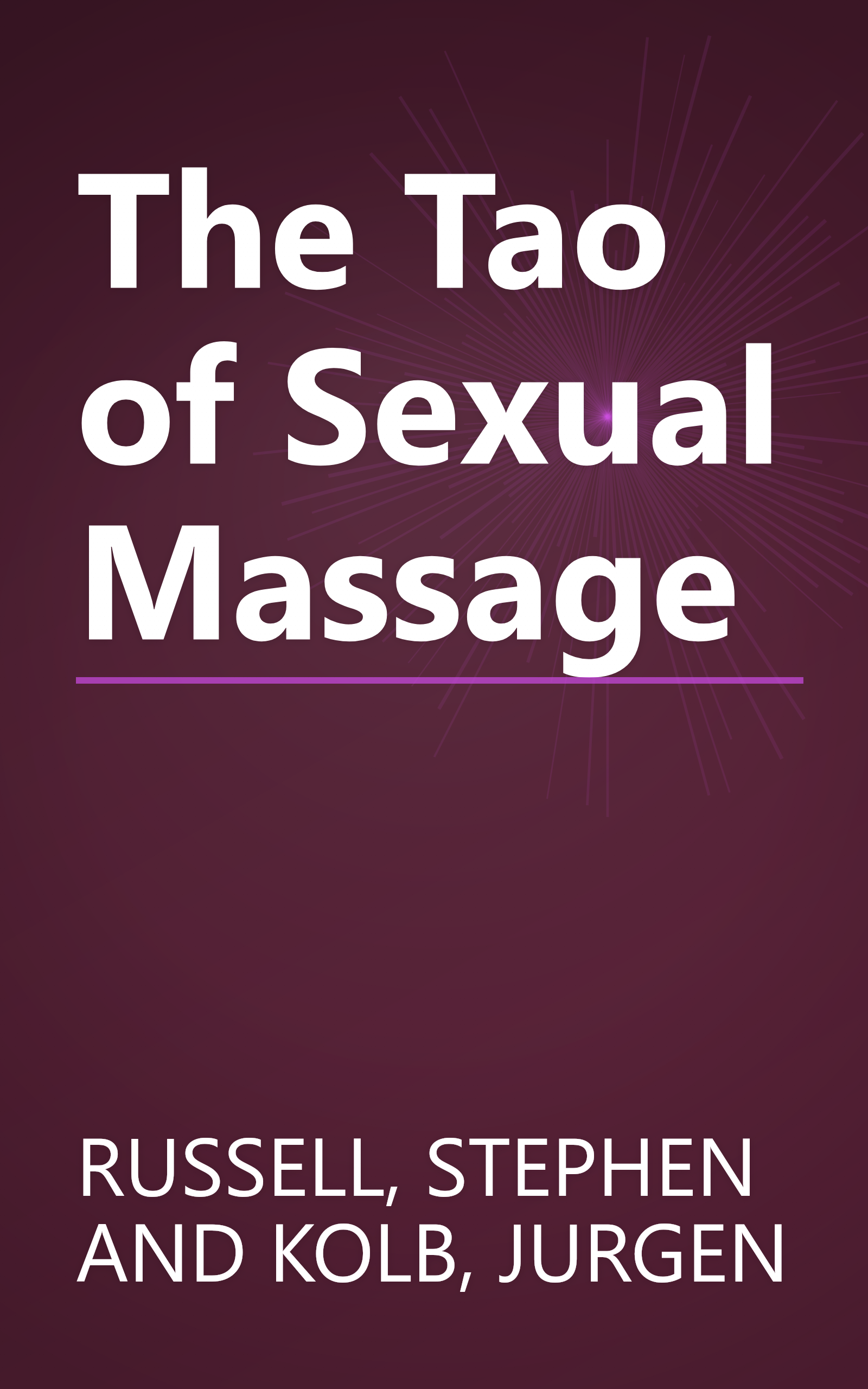 The Tao of Sexual Massage book cover