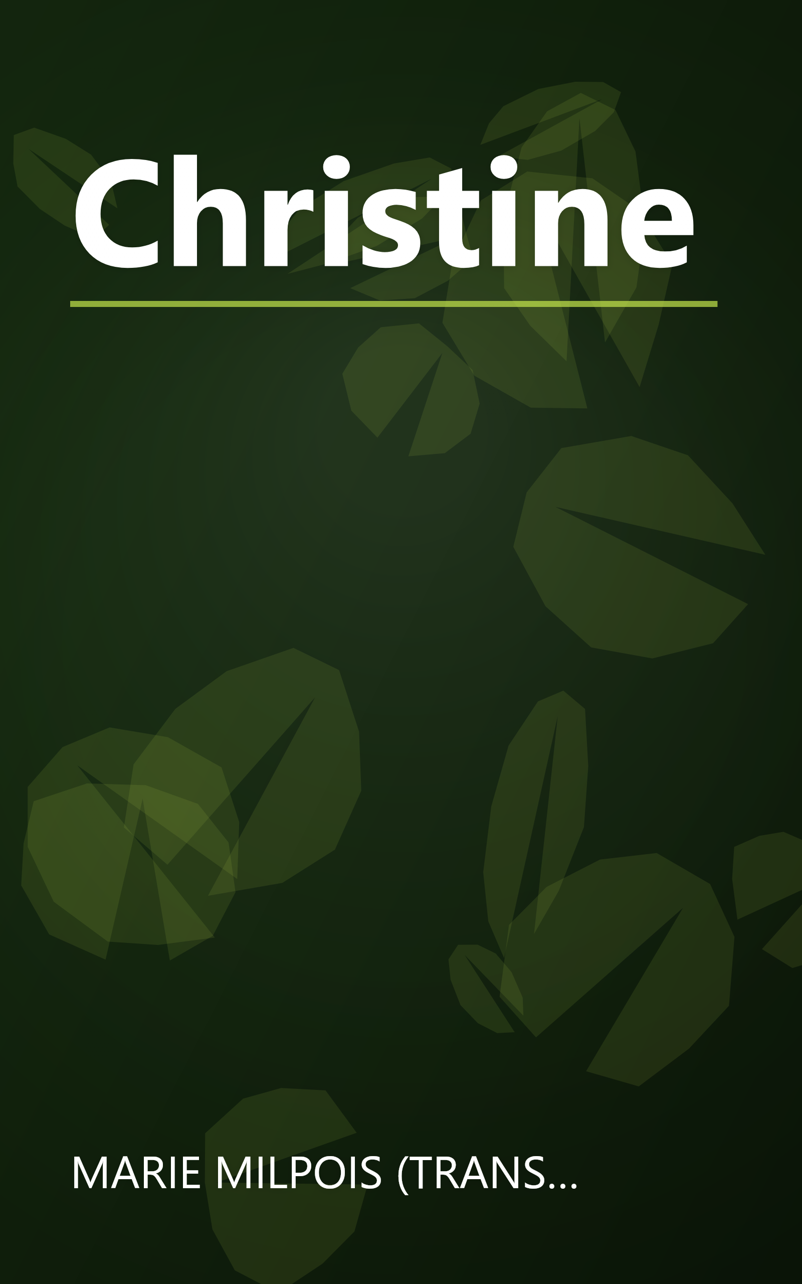Christine book cover