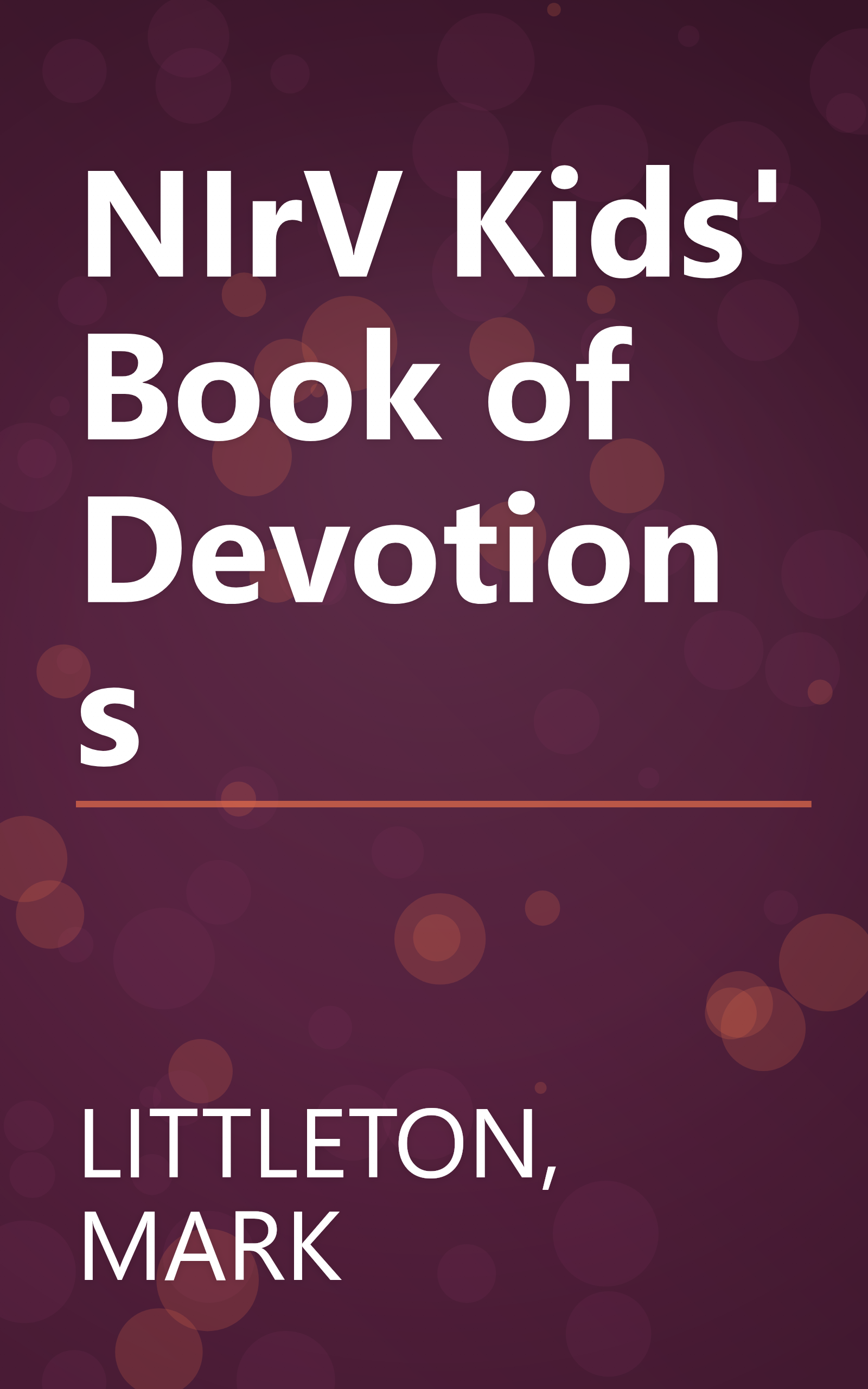 NIrV Kids' Book of Devotions book cover