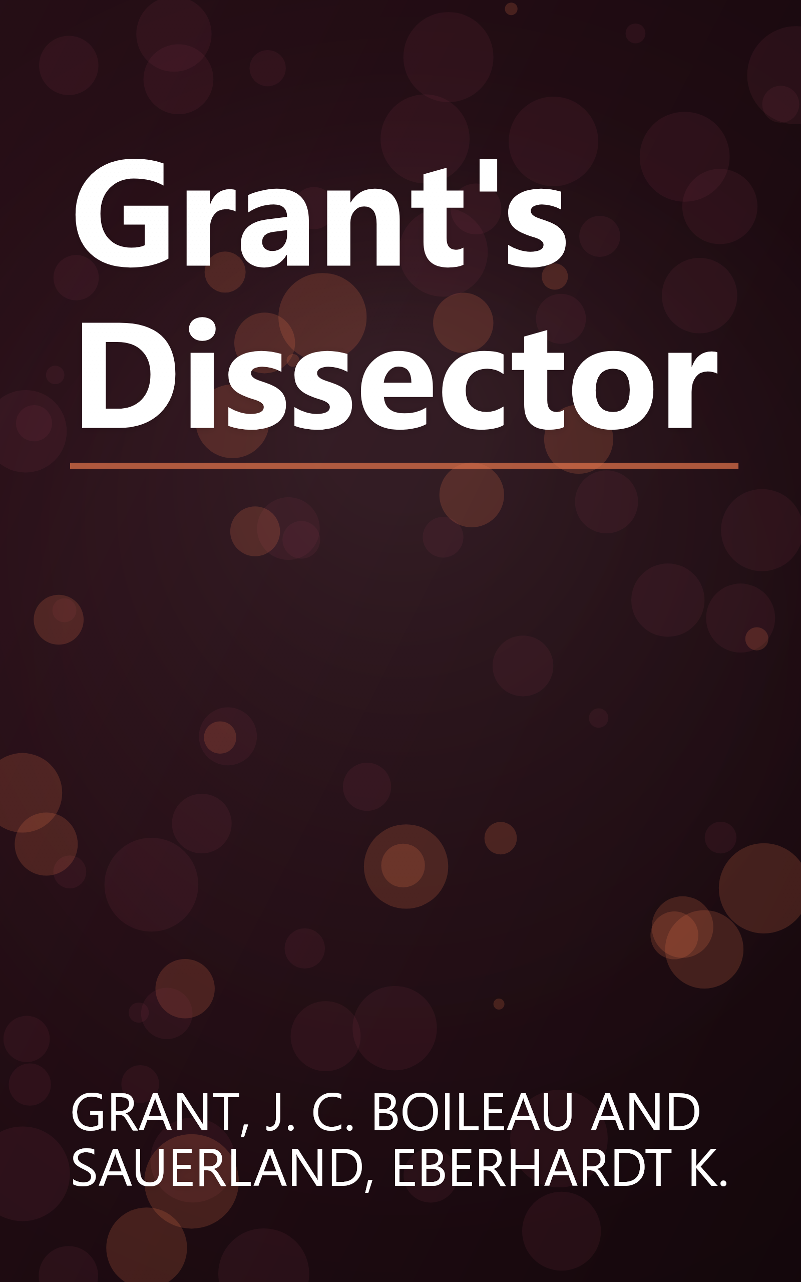 Grant's Dissector book cover