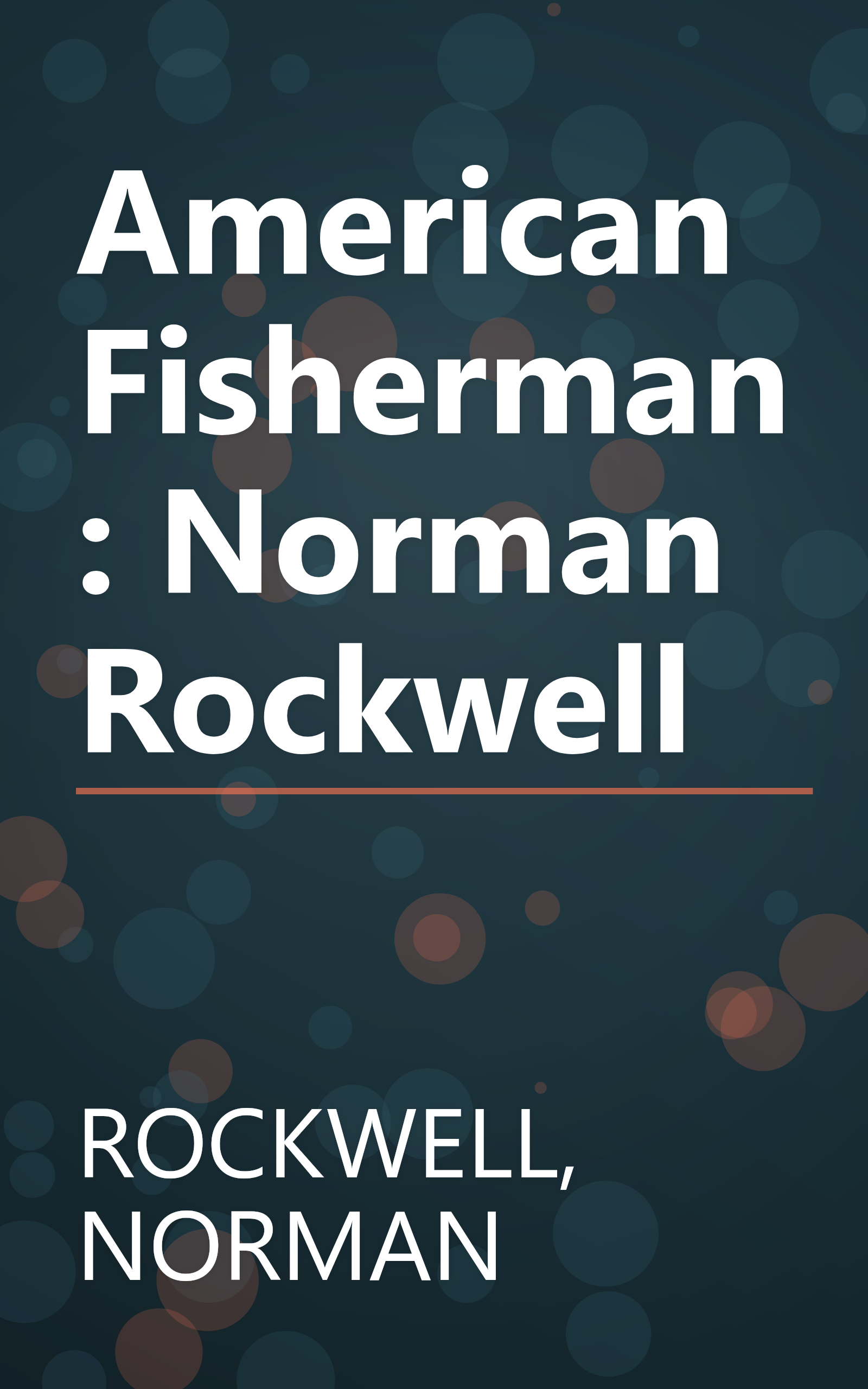 American Fisherman: Norman Rockwell book cover