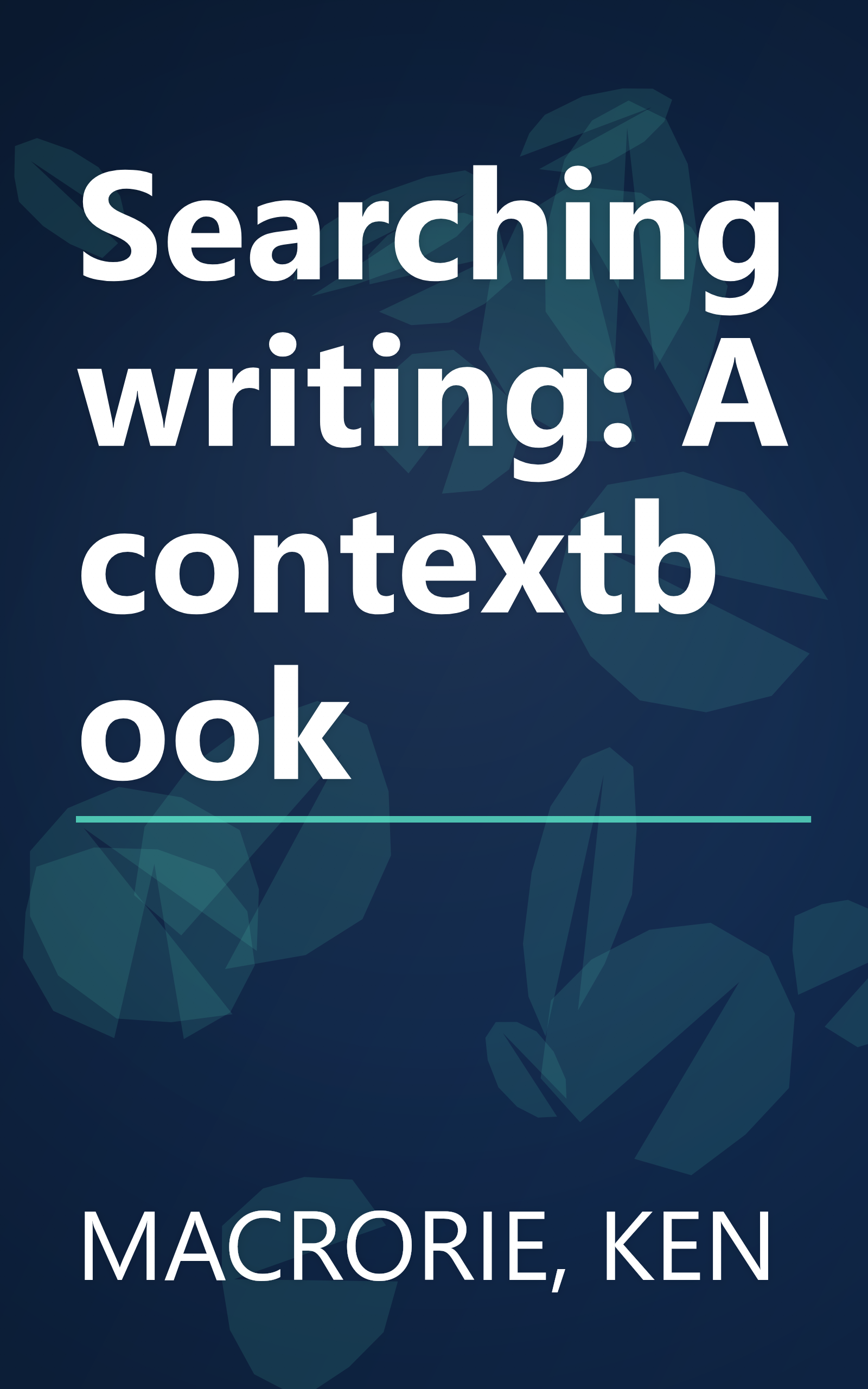 Searching writing: A contextbook book cover