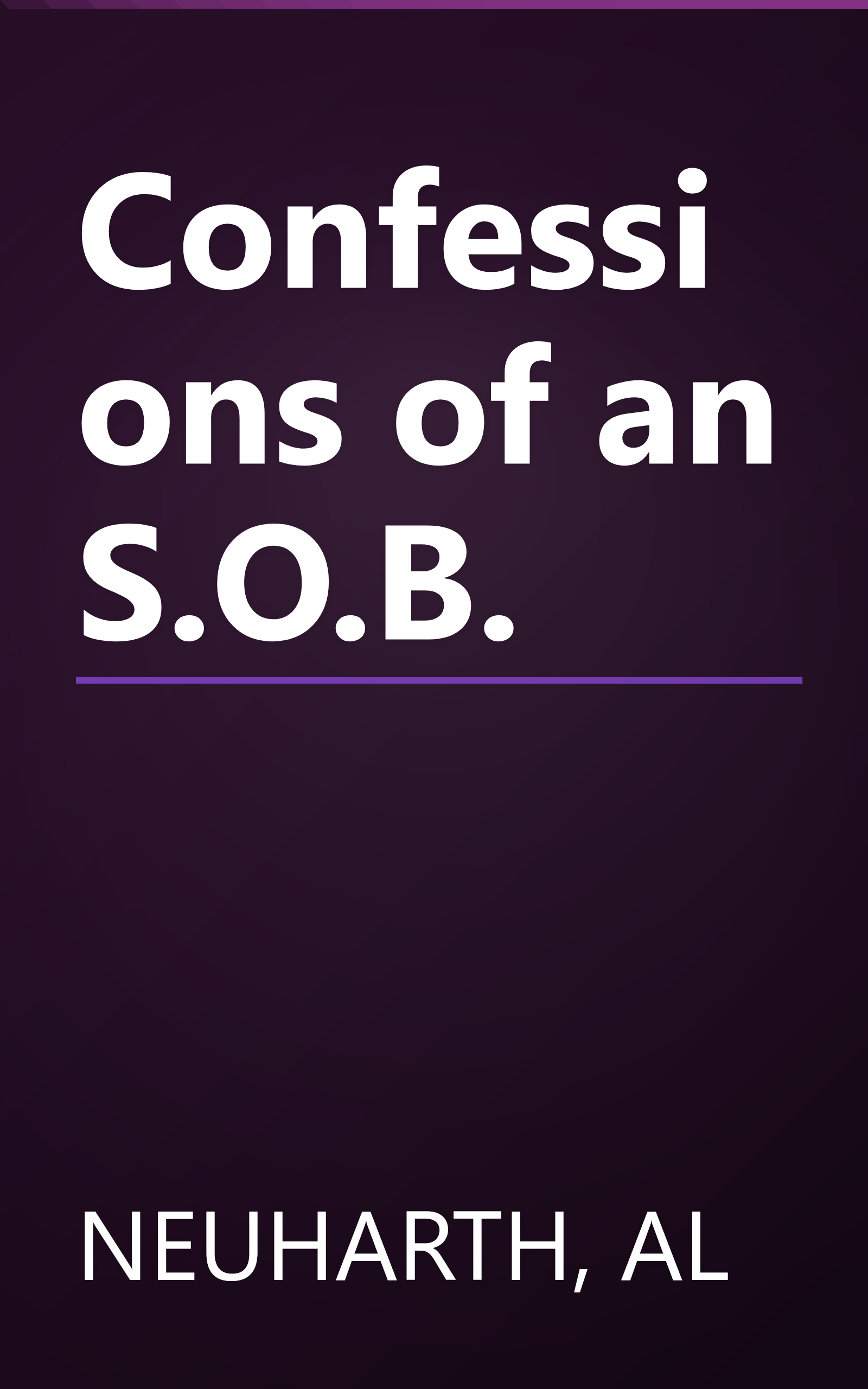 Confessions of an S.O.B. book cover