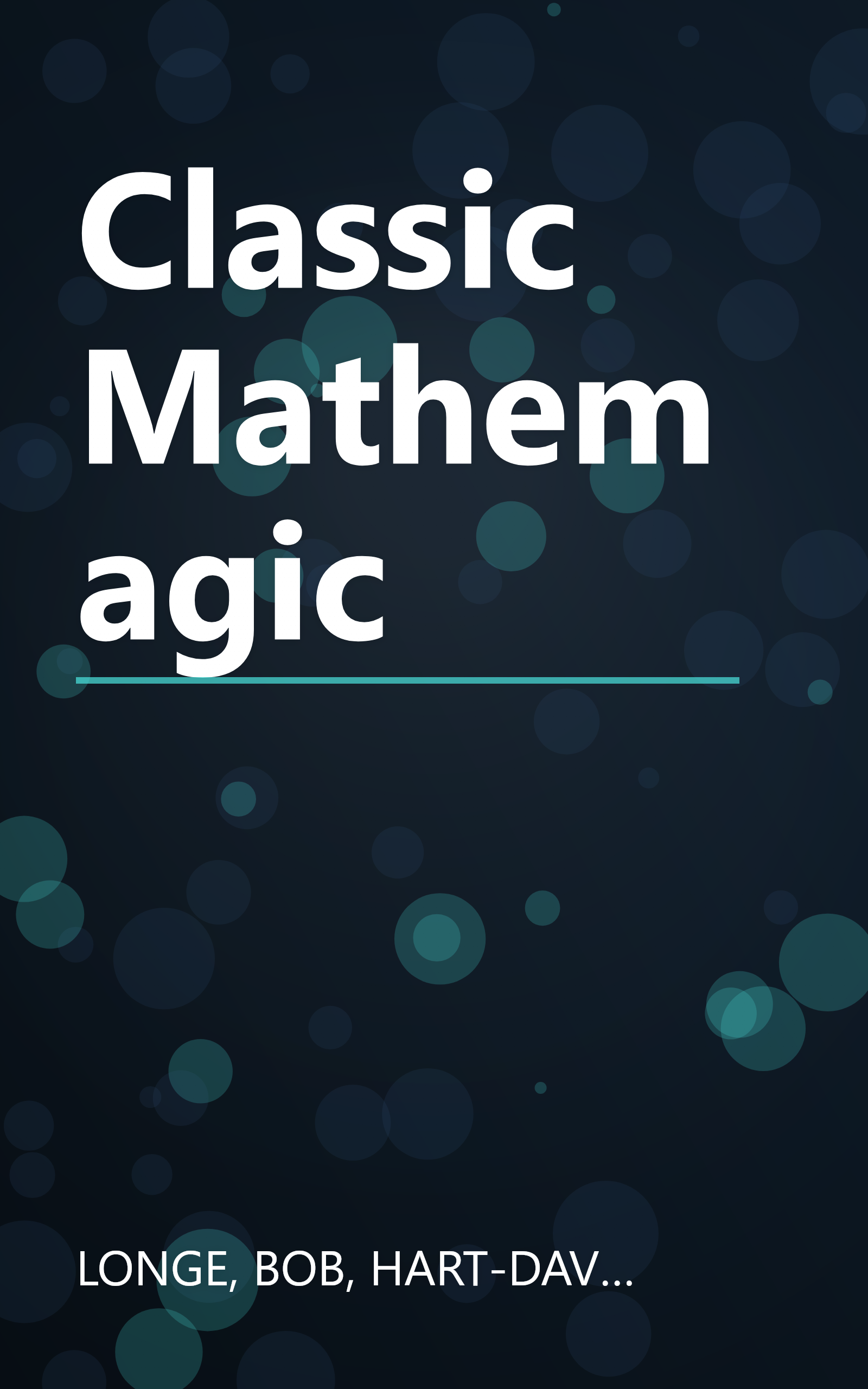 Classic Mathemagic book cover