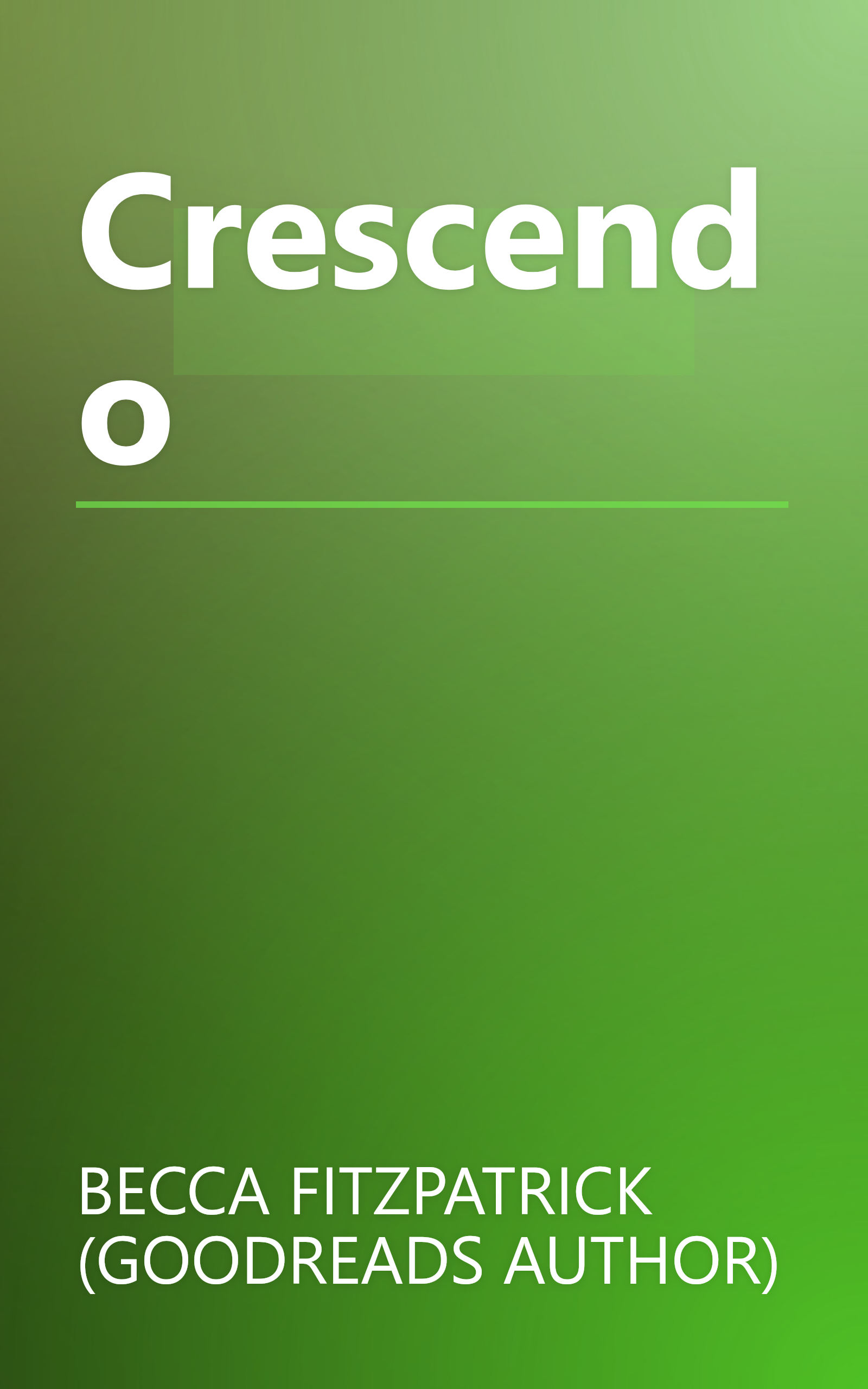 Crescendo book cover