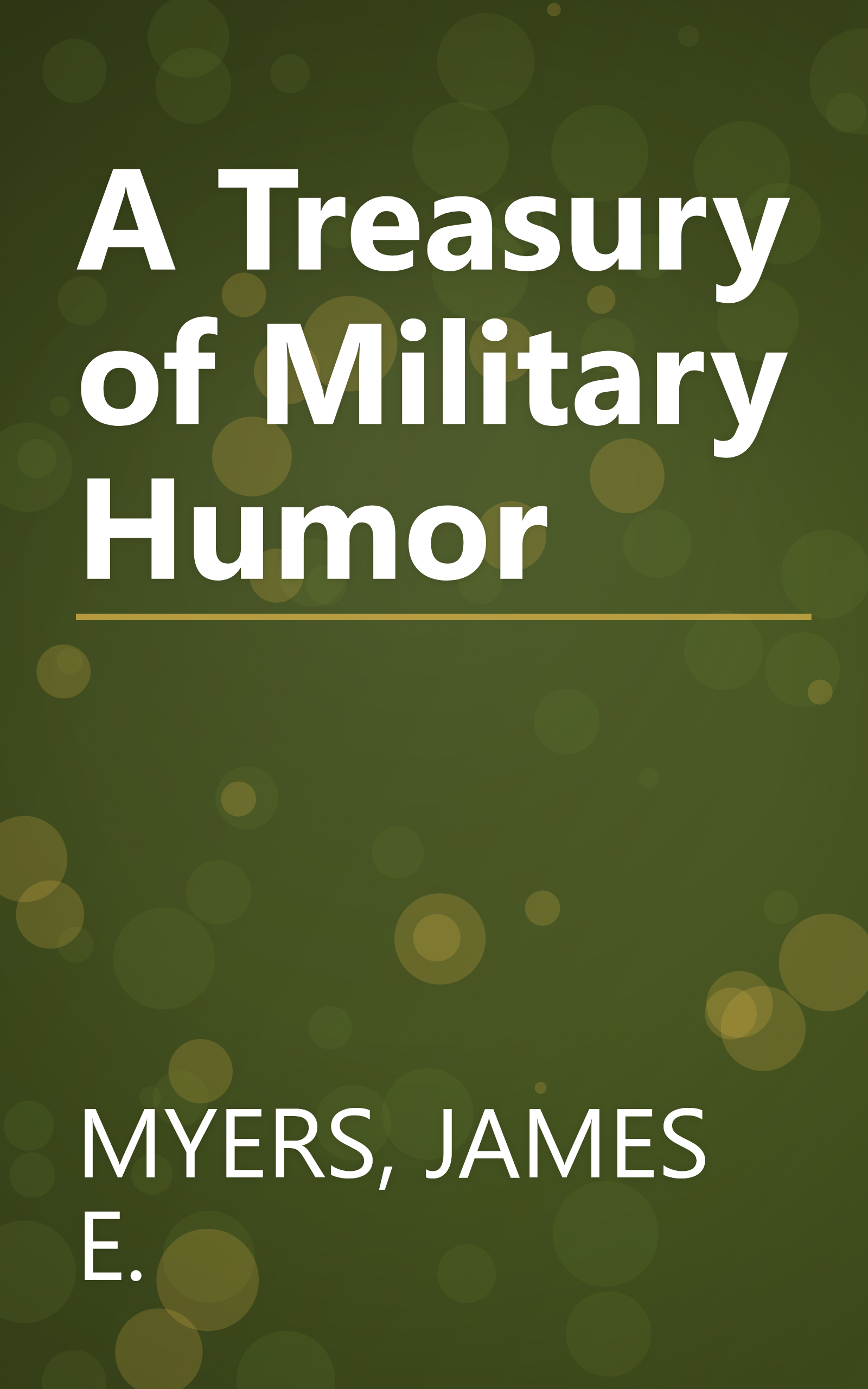 A Treasury of Military Humor book cover