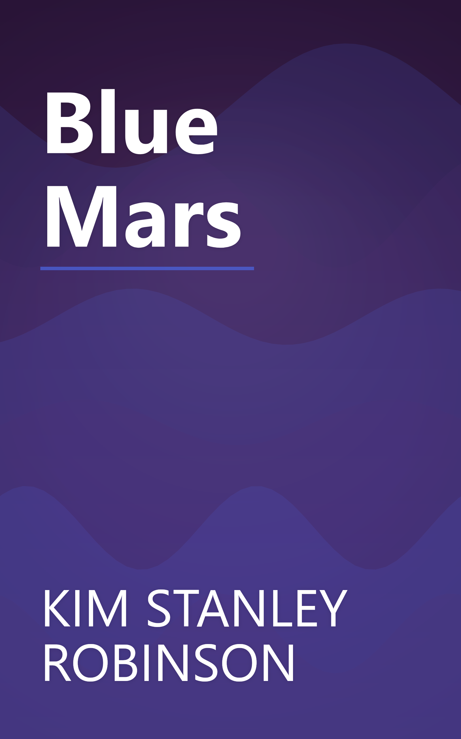Blue Mars book cover