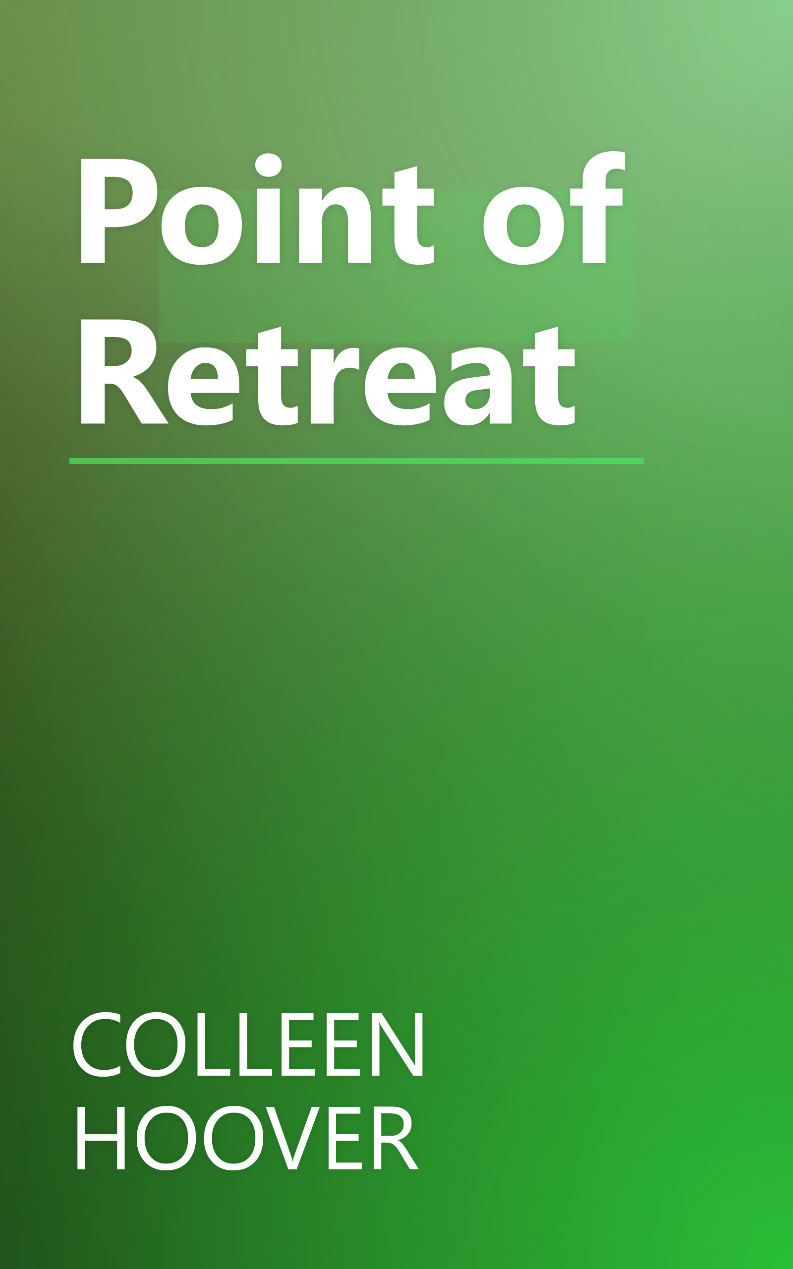 Point of Retreat book cover