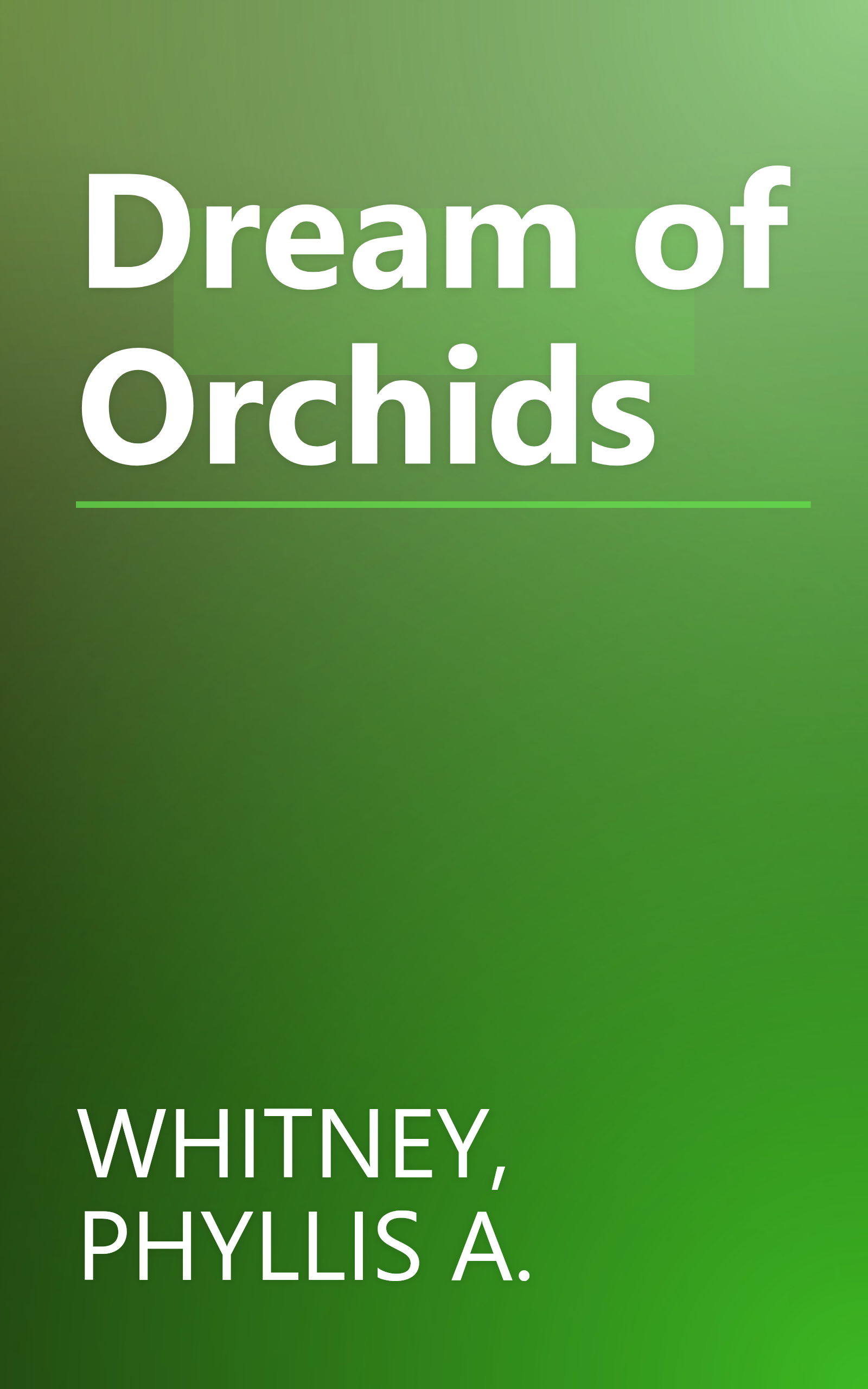 Dream of Orchids book cover