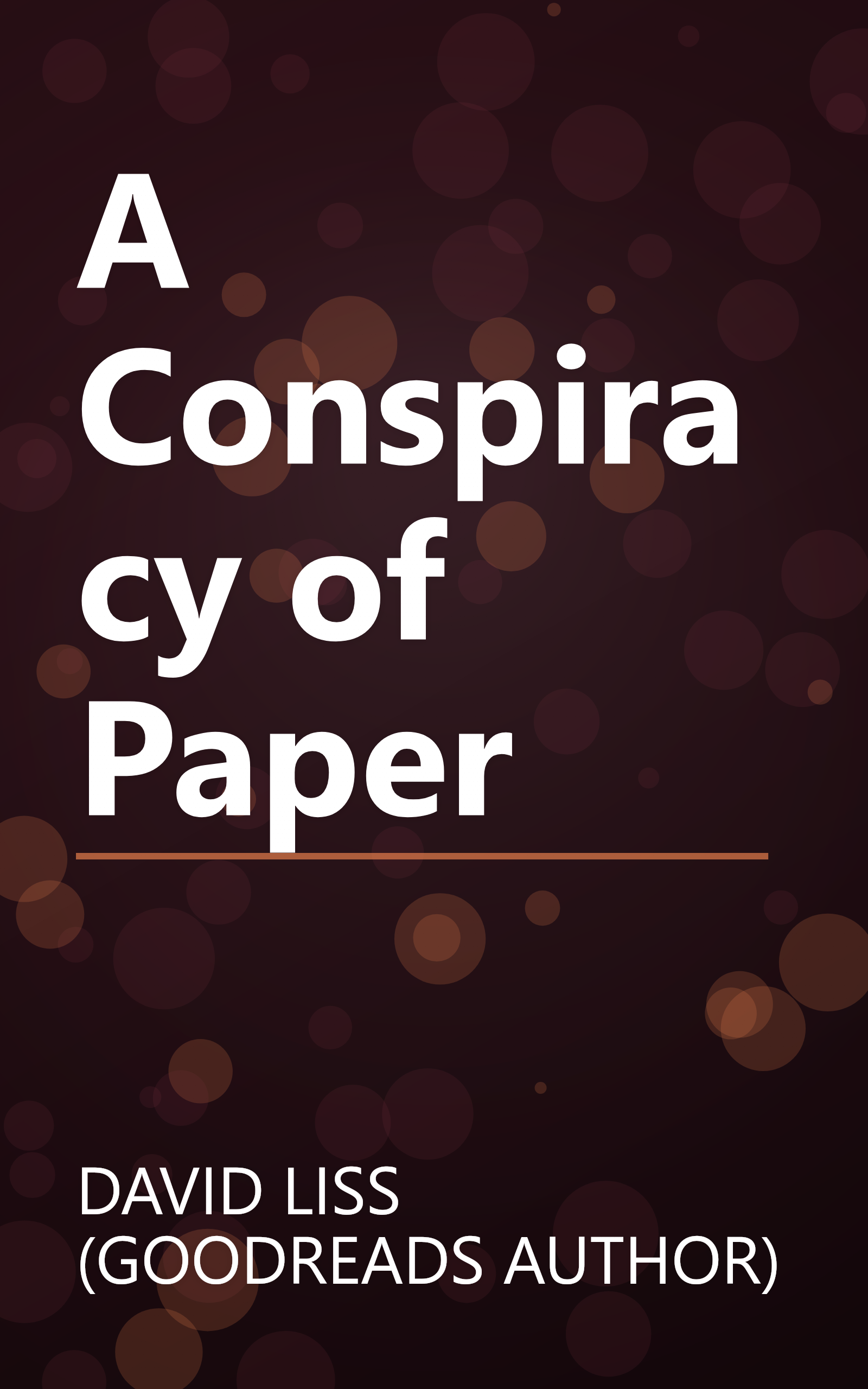A Conspiracy of Paper book cover