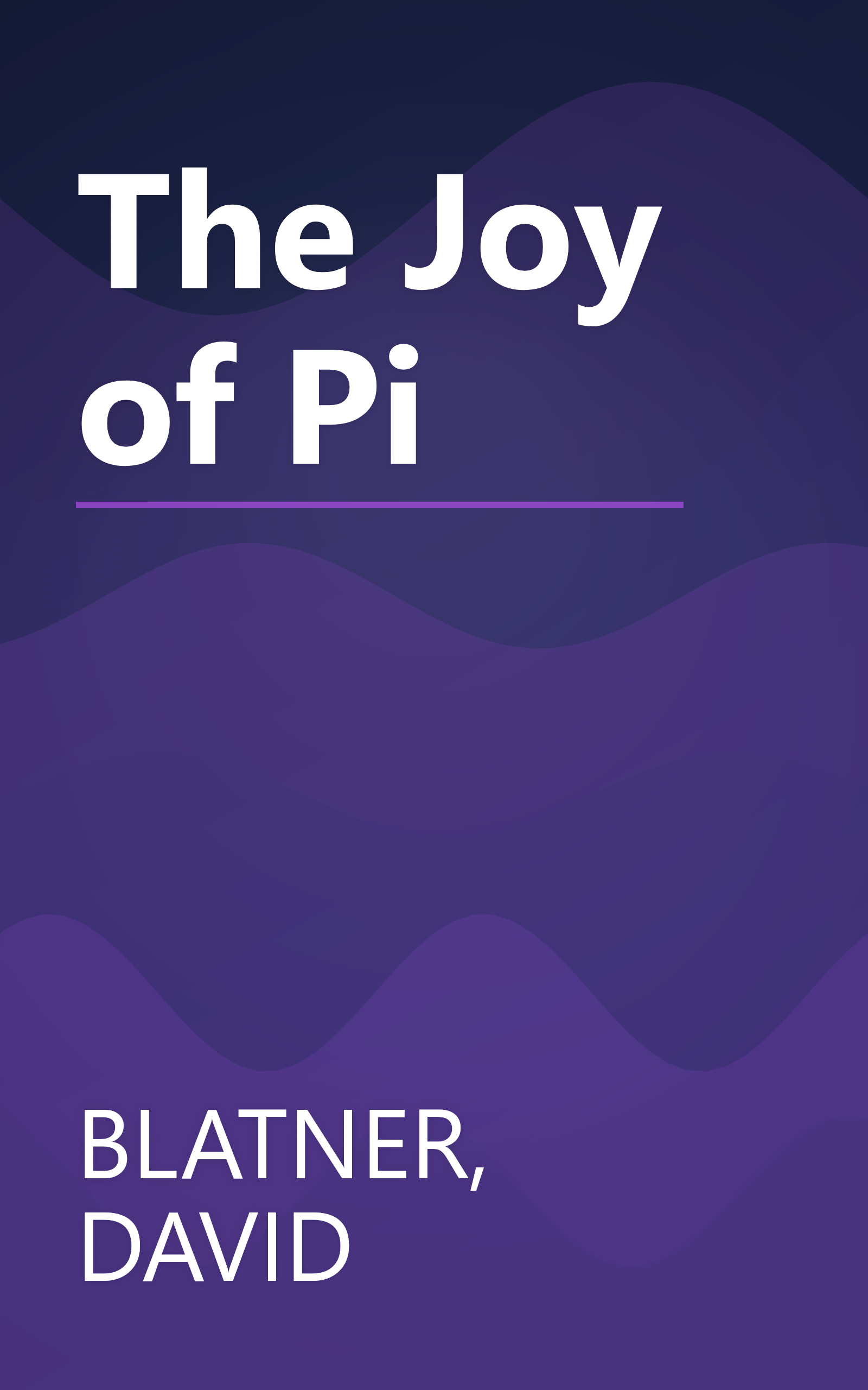 The Joy of Pi book cover