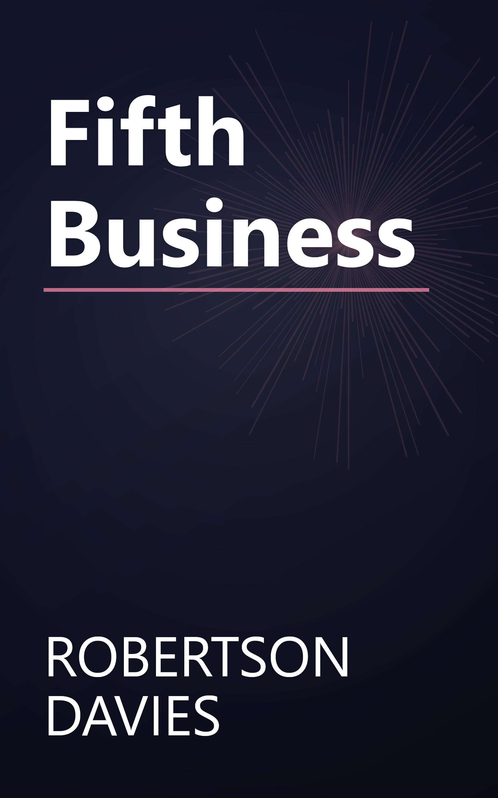 Fifth Business book cover