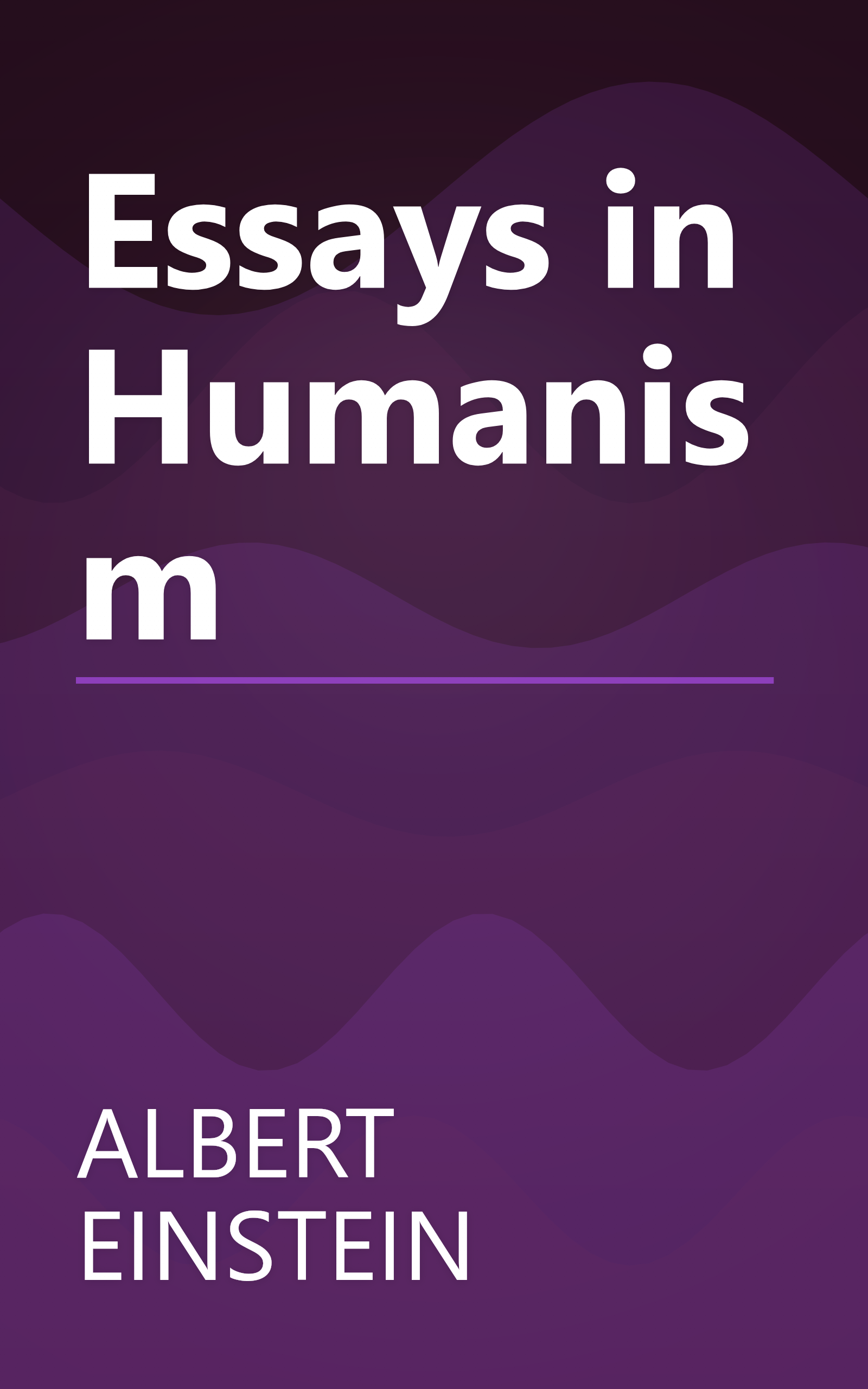 Essays in Humanism book cover