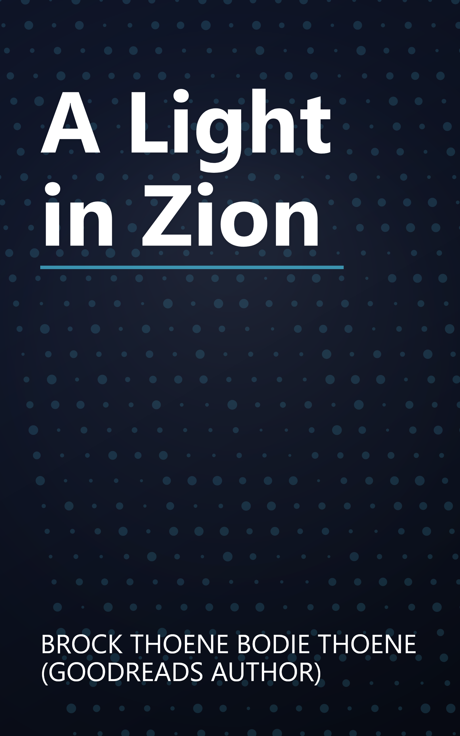 A Light in Zion book cover