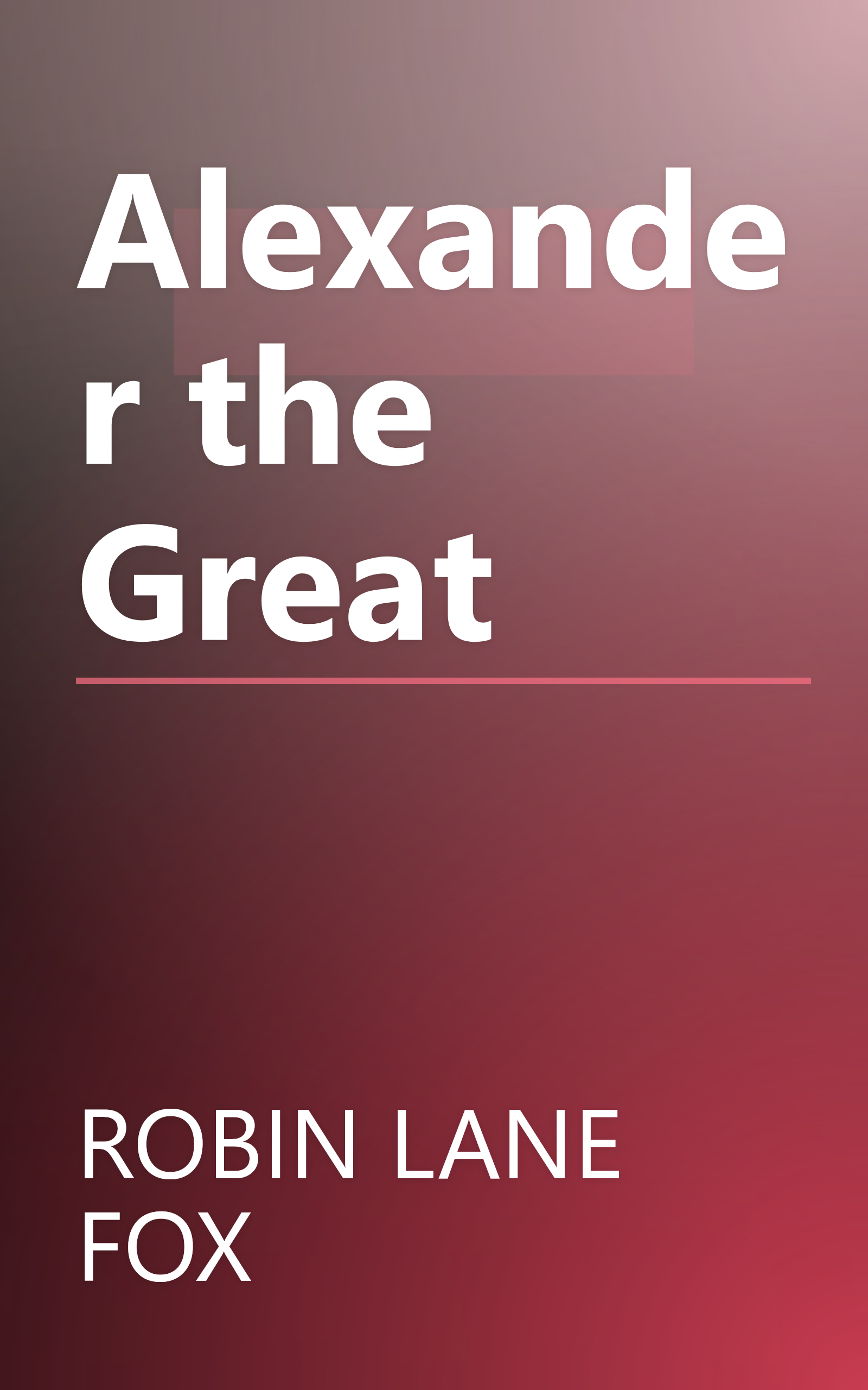 Alexander the Great book cover