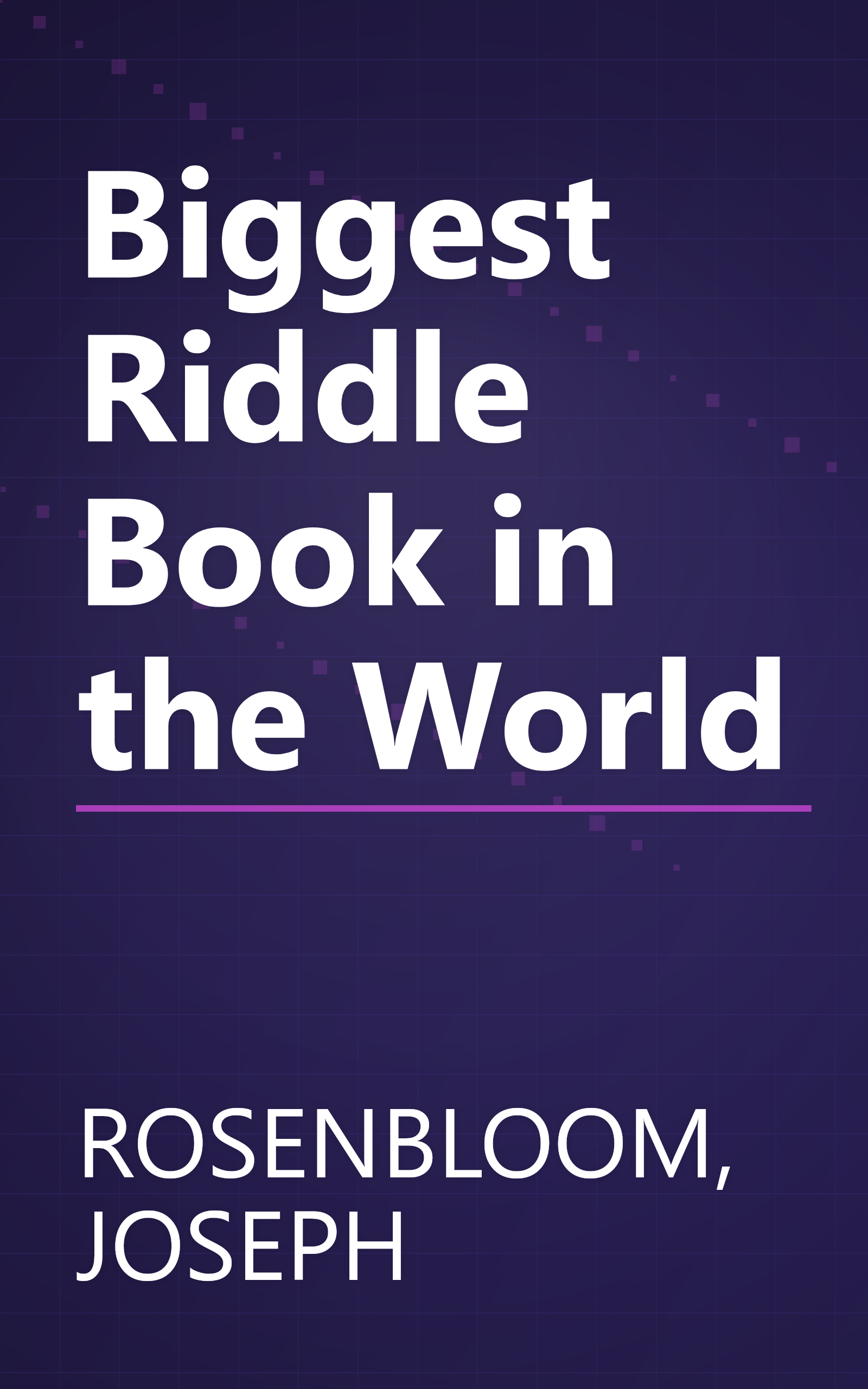 Biggest Riddle Book in the World book cover