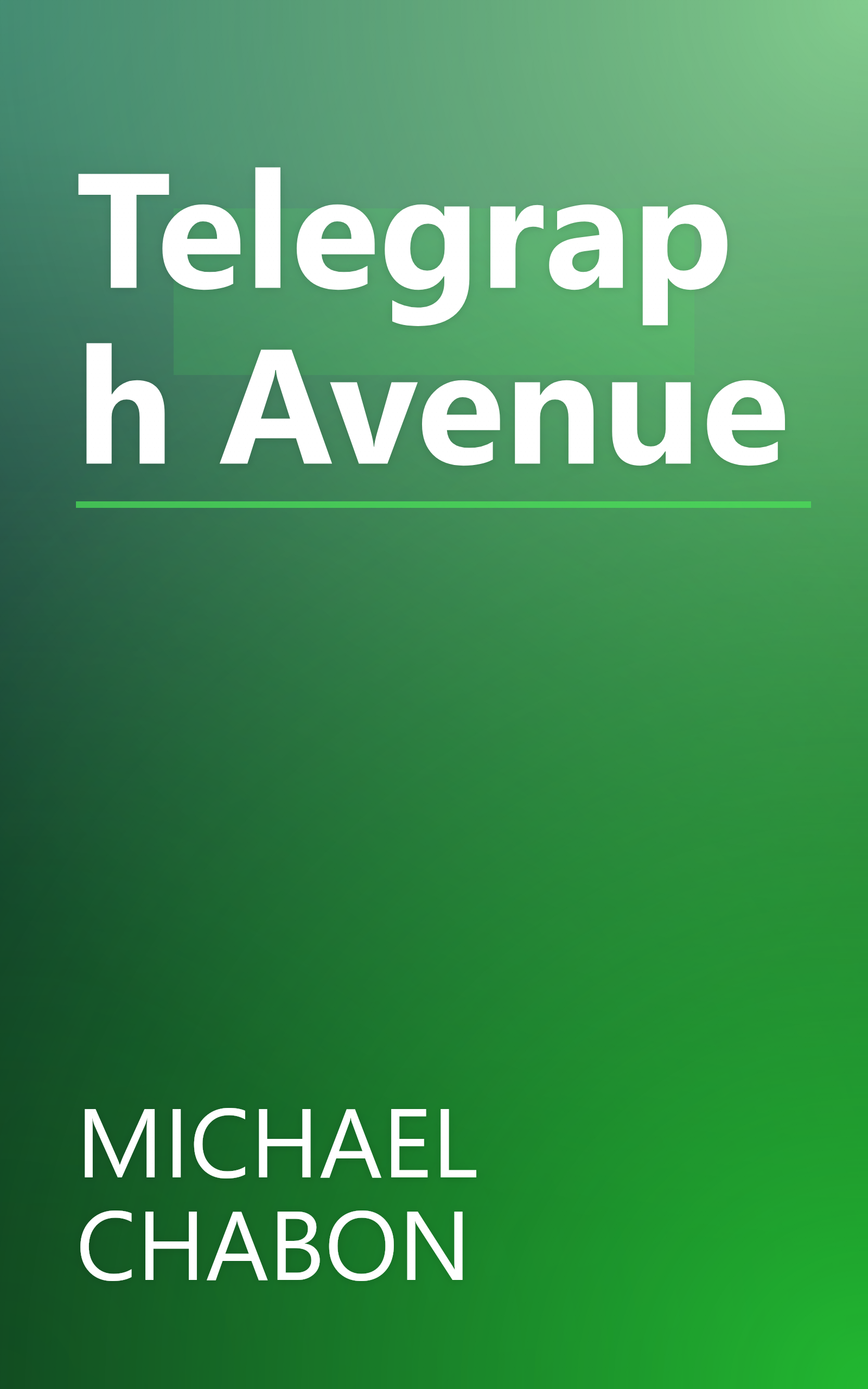 Telegraph Avenue book cover
