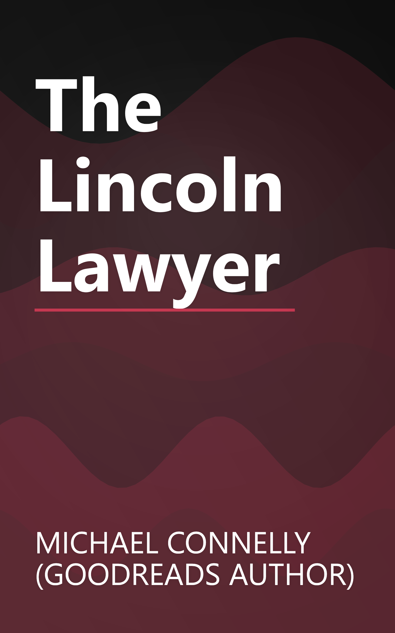 The Lincoln Lawyer book cover