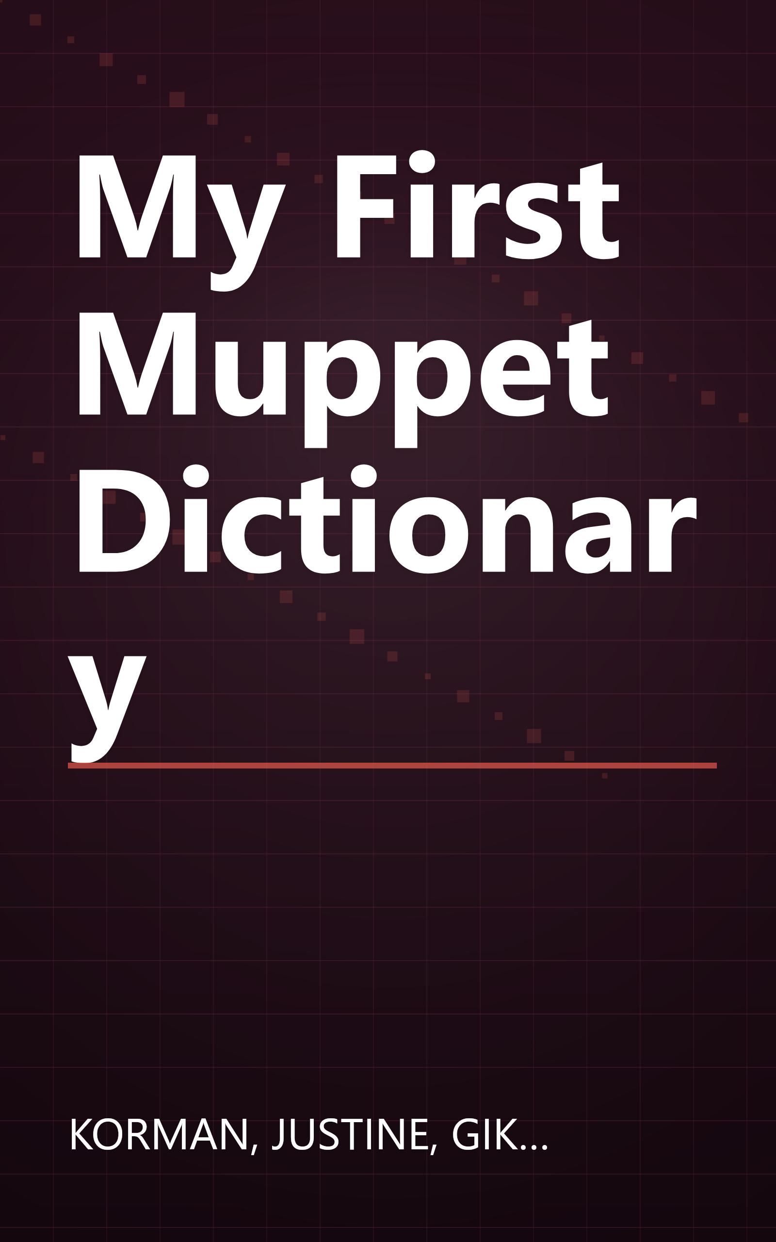 My First Muppet Dictionary book cover