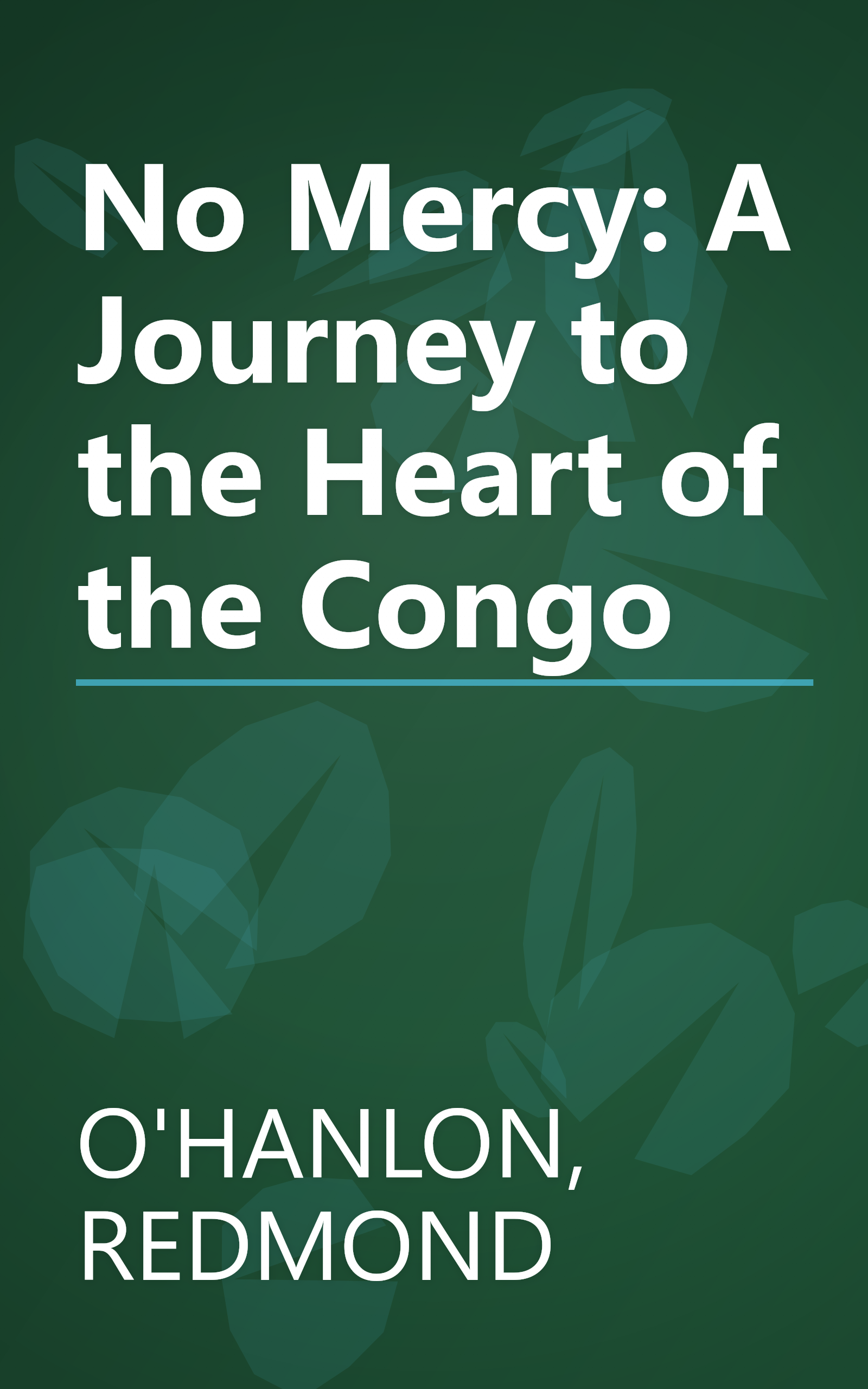 No Mercy: A Journey to the Heart of the Congo book cover