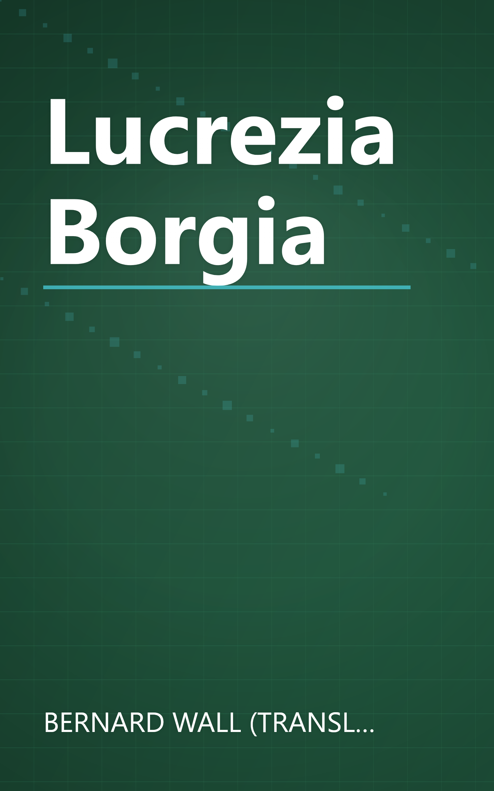 Lucrezia Borgia book cover