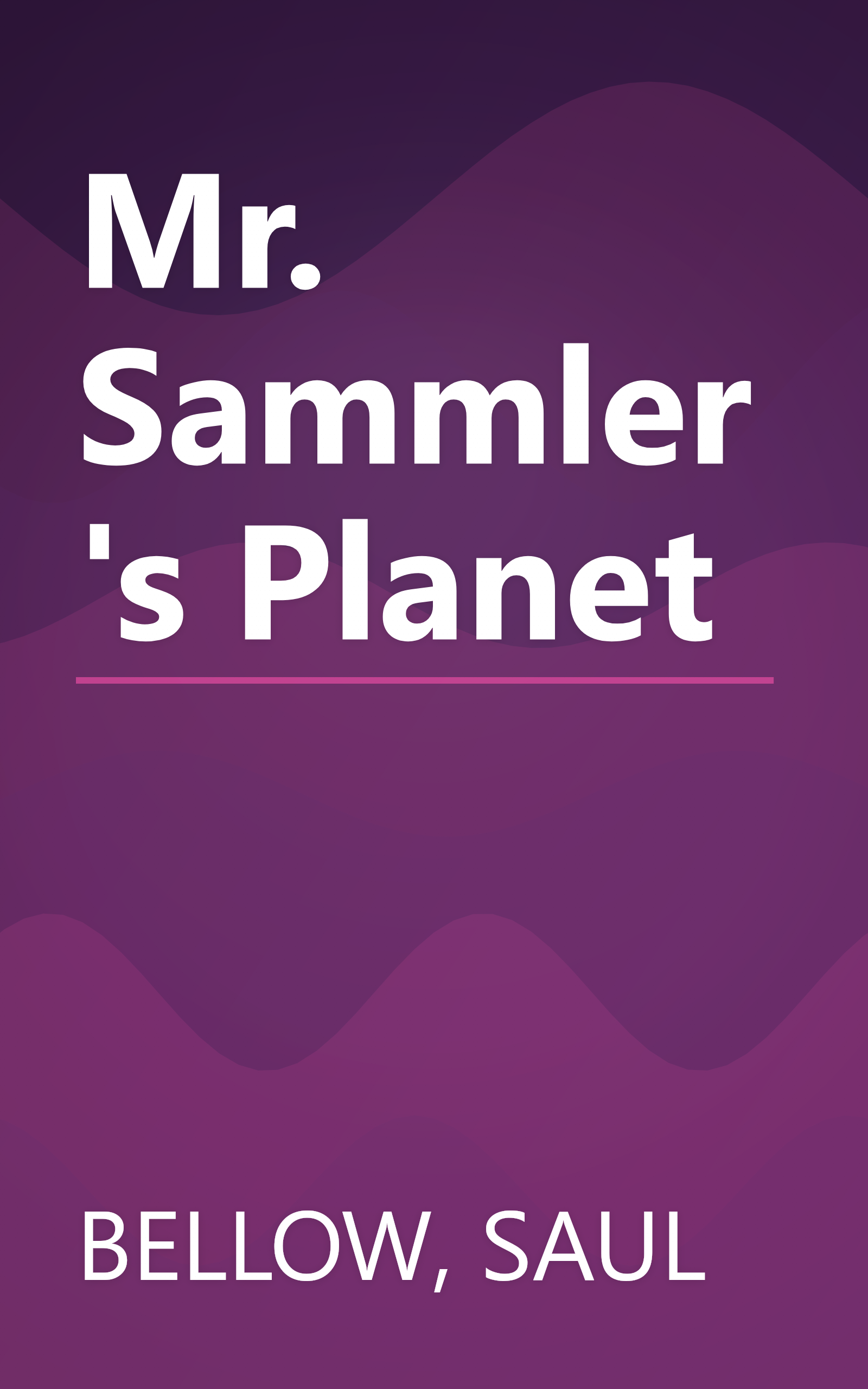 Mr. Sammler's Planet book cover