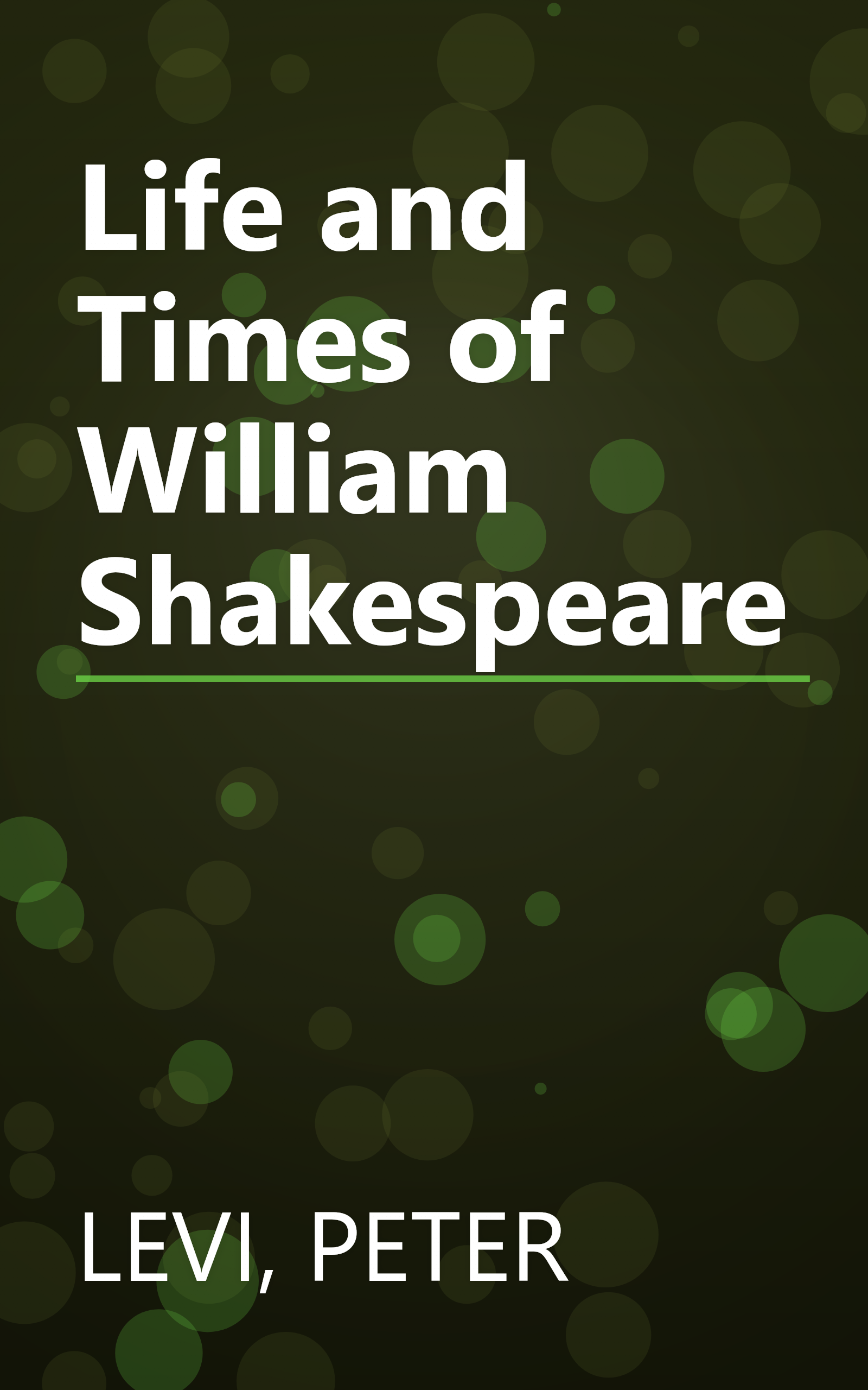 Life and Times of William Shakespeare book cover