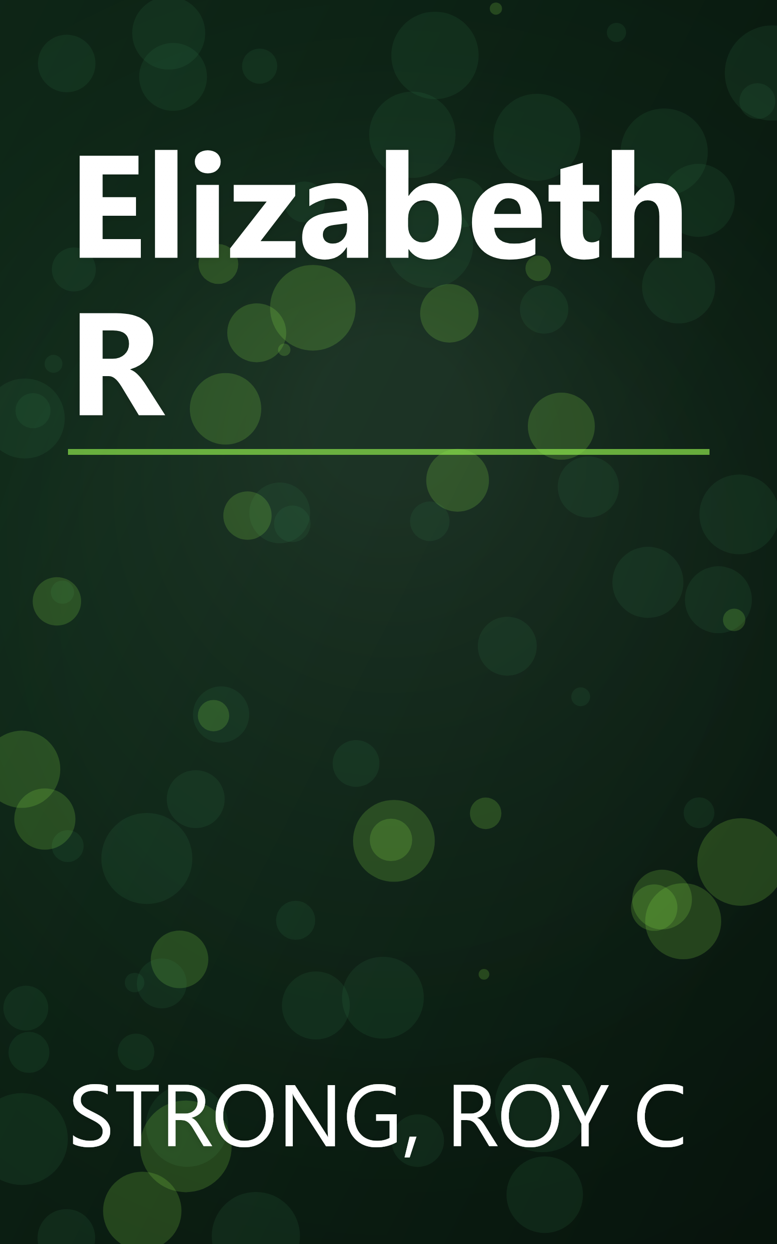 Elizabeth R book cover